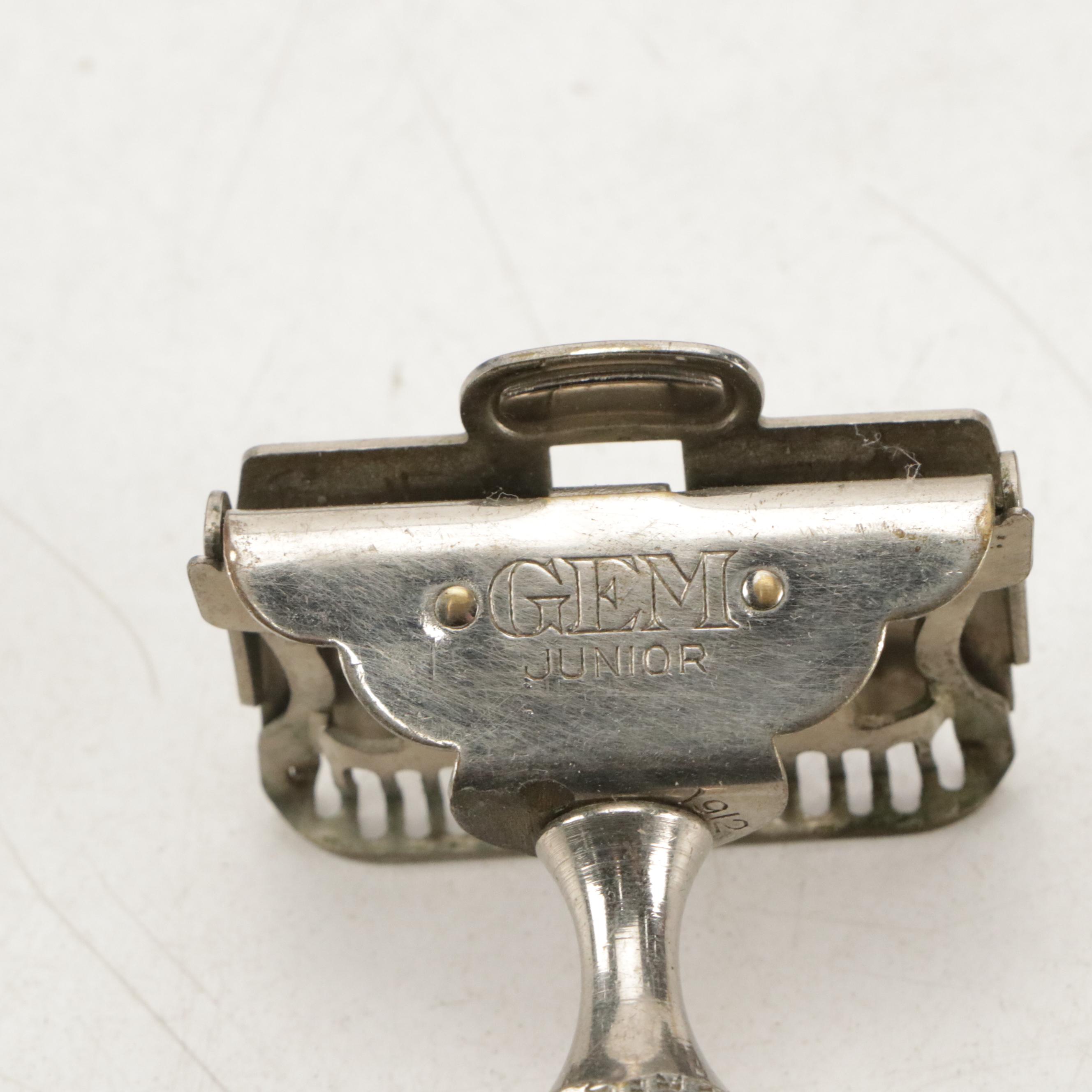 Gillette, Eversharp, Gem and Other Razors, Shaving Brushes and Blades ...