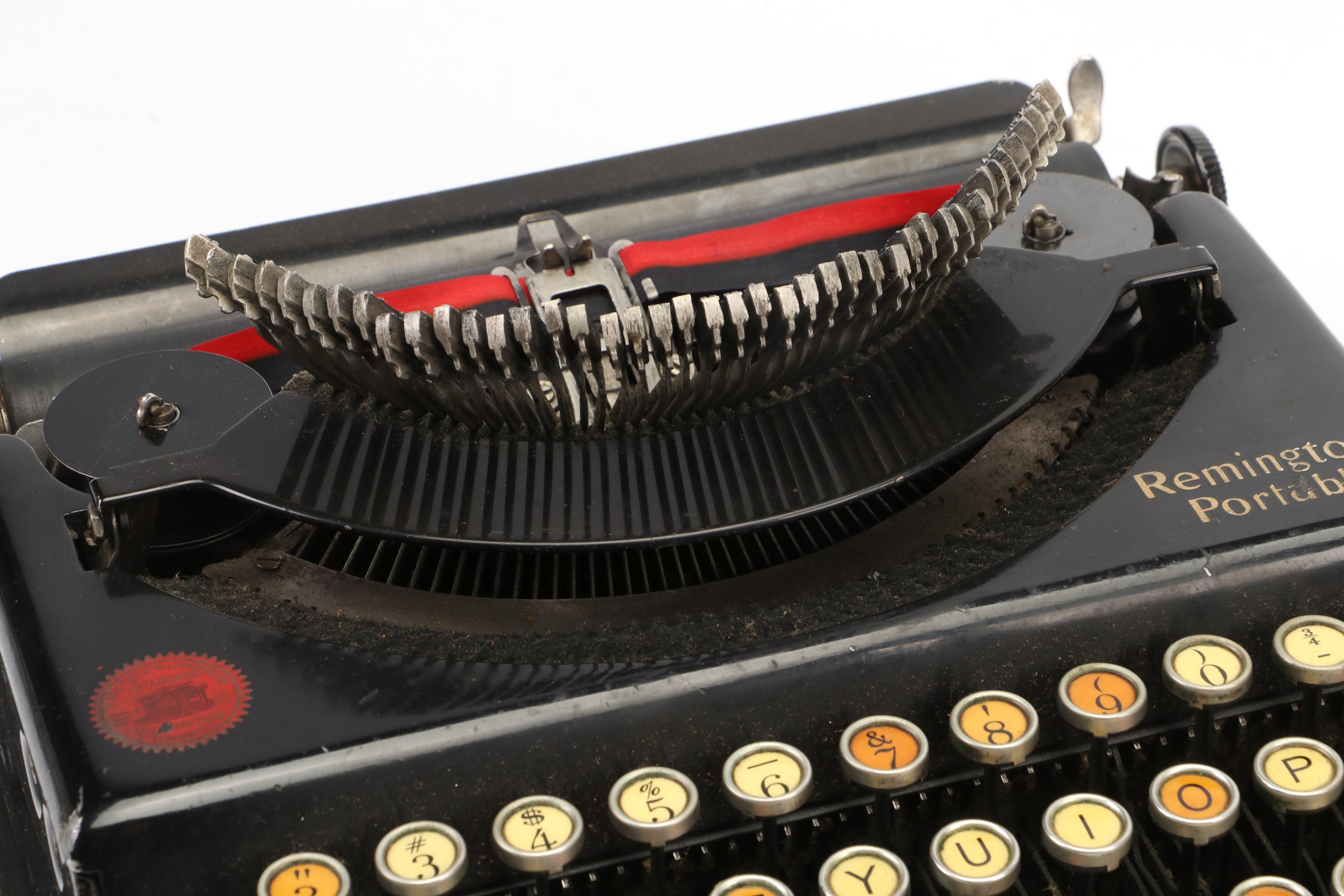 Remington Model 1 Portable Typewriter with Case, Early to Mid-20th ...