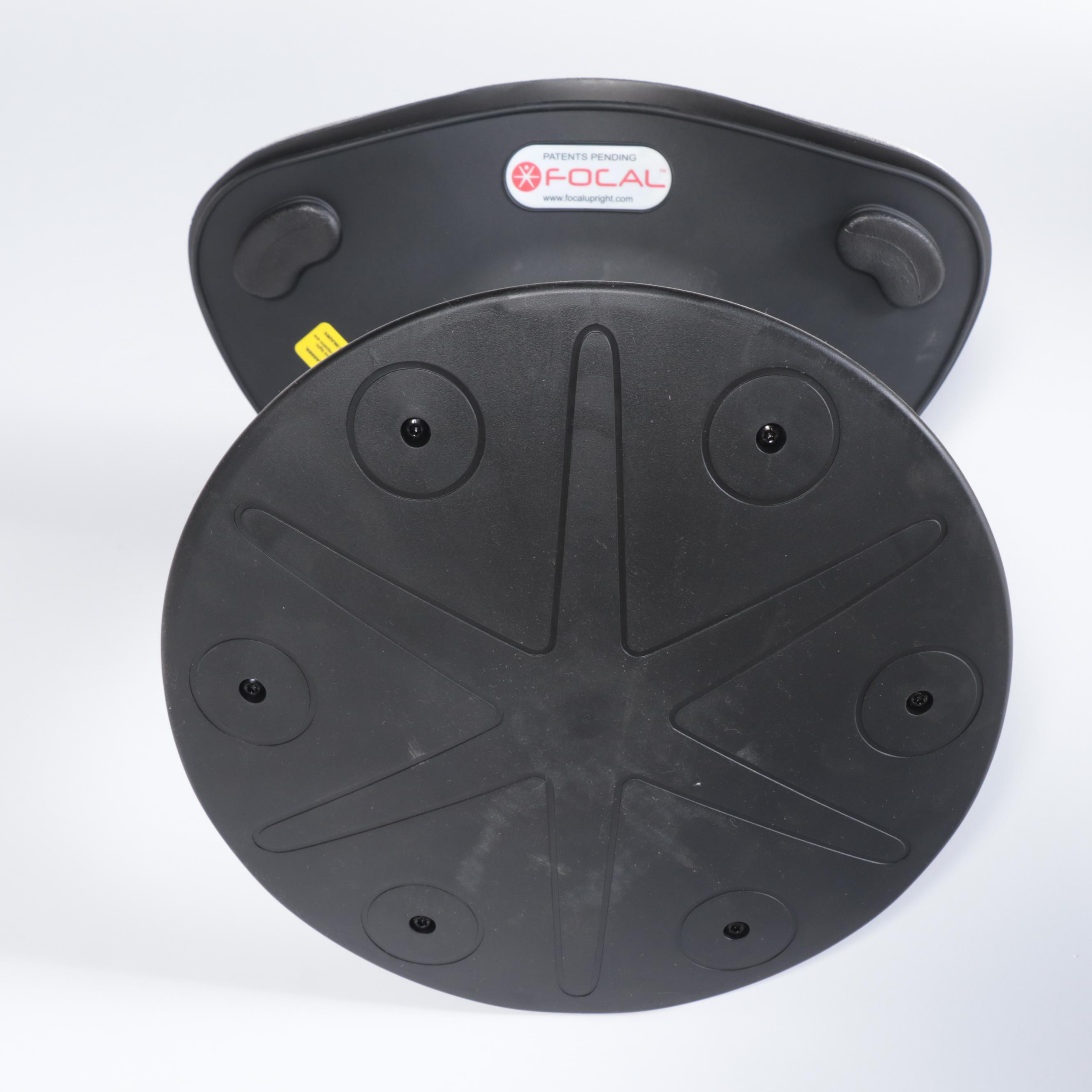 Two Mayline and Safco 14" Focal Fidget Active Seating Stools in Black ...