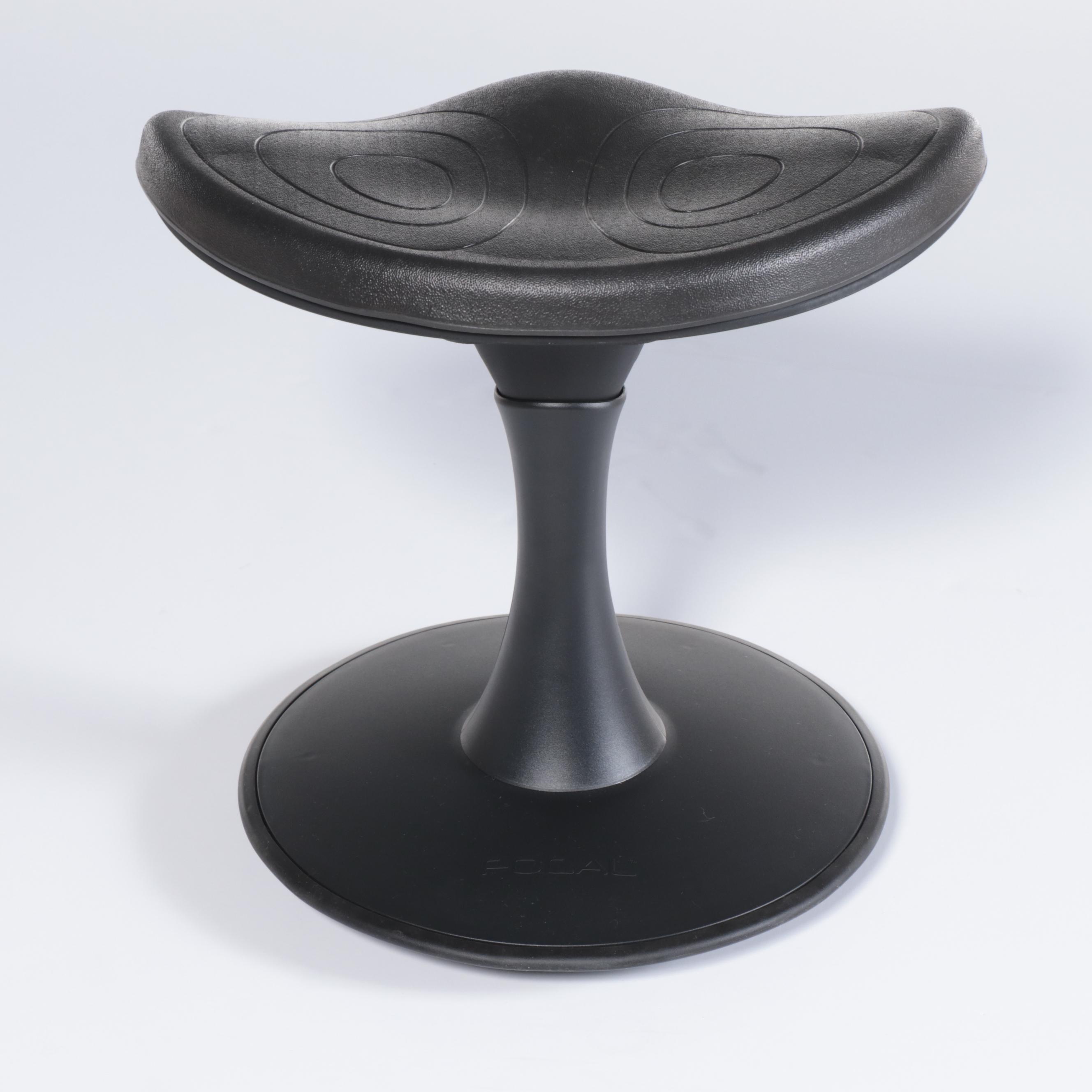 Four Mayline and Safco 14" Focal Fidget Active Seating Stools in Black ...