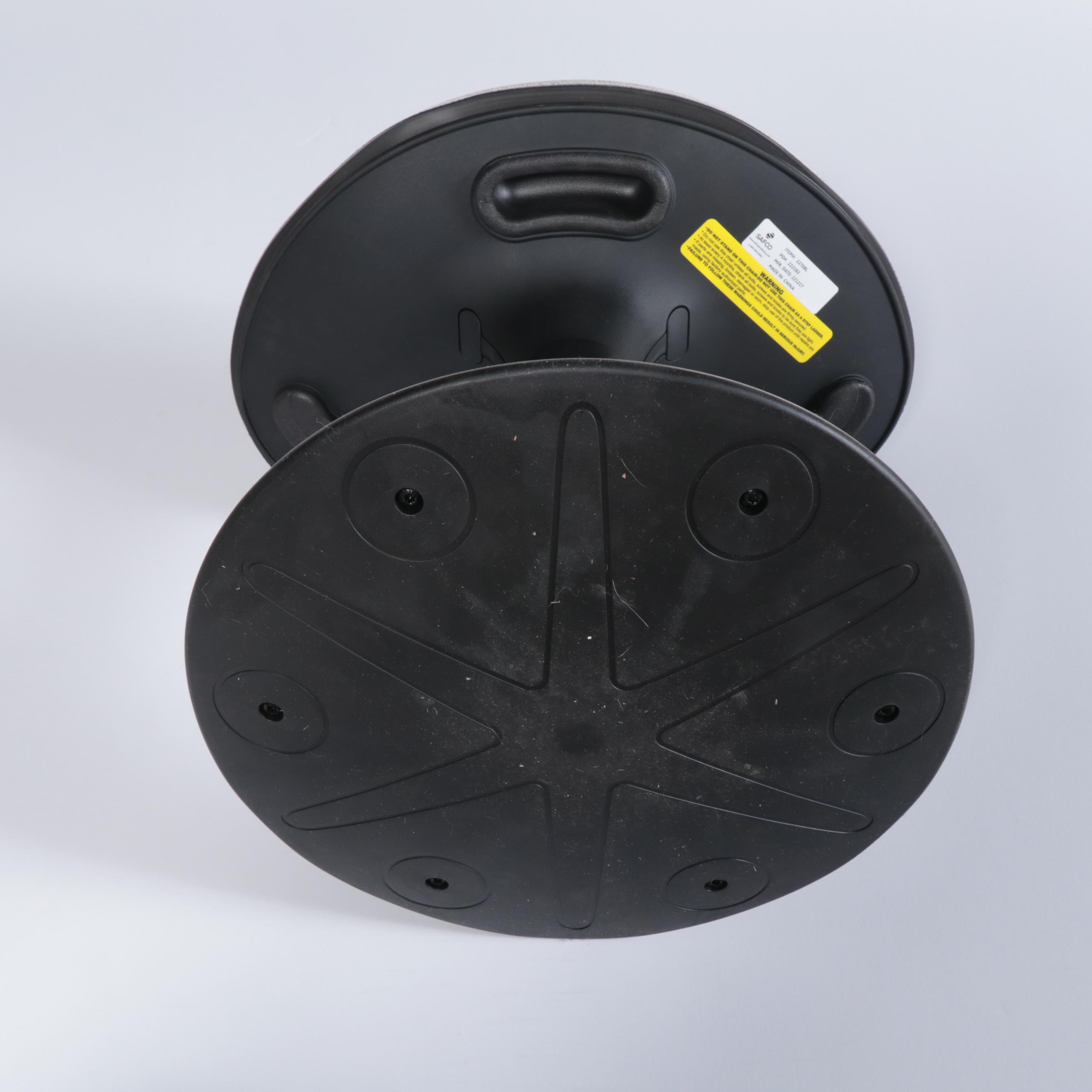 Two Mayline and Safco 14" Focal Fidget Active Seating Stools in Black ...