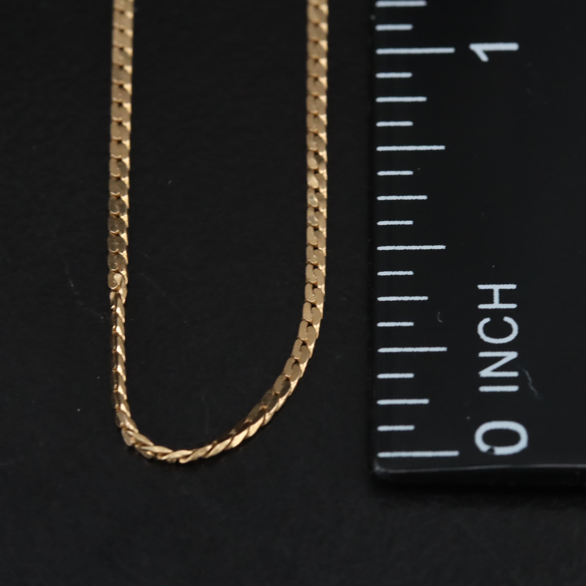 14K C Link Chain | EBTH