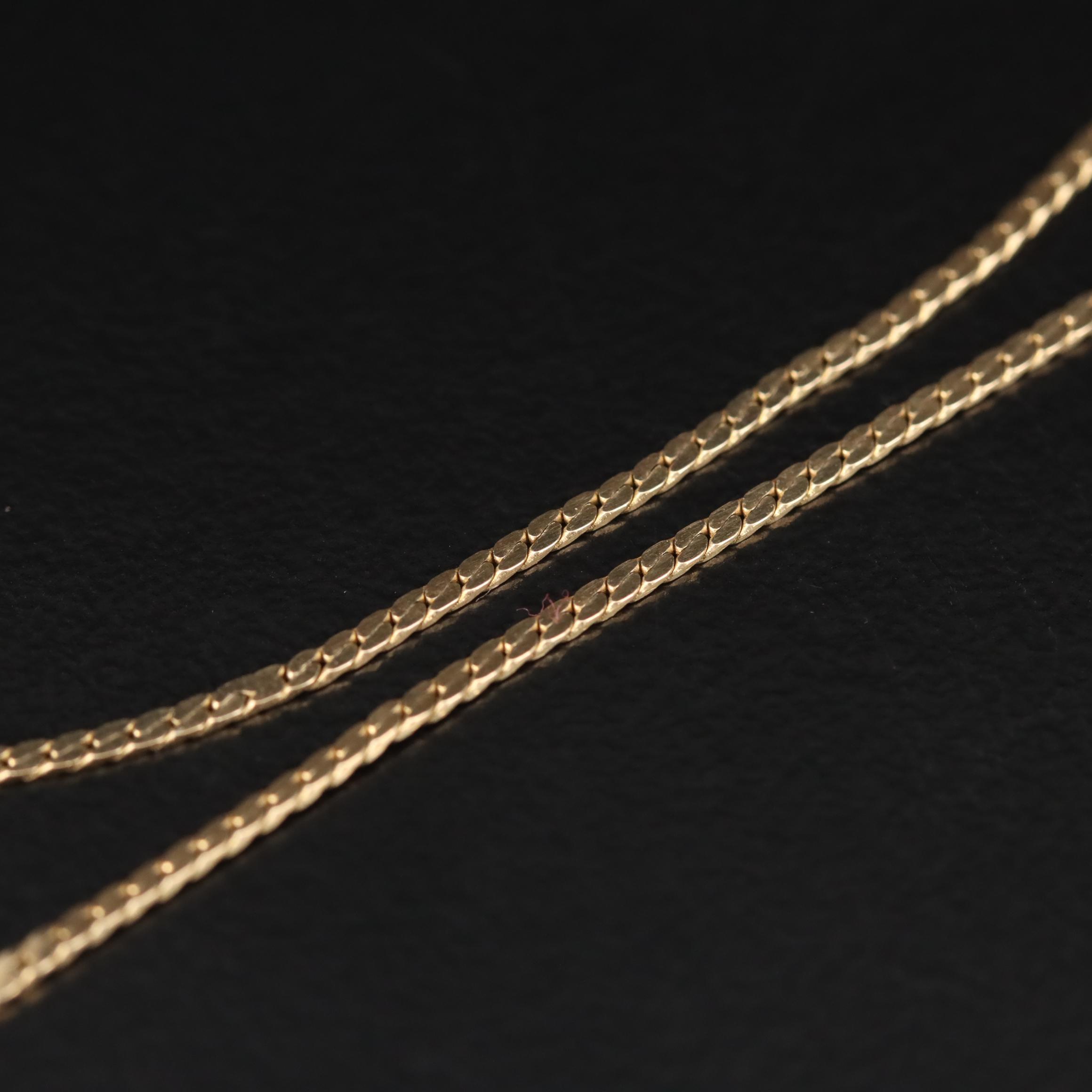 14K C Link Chain | EBTH