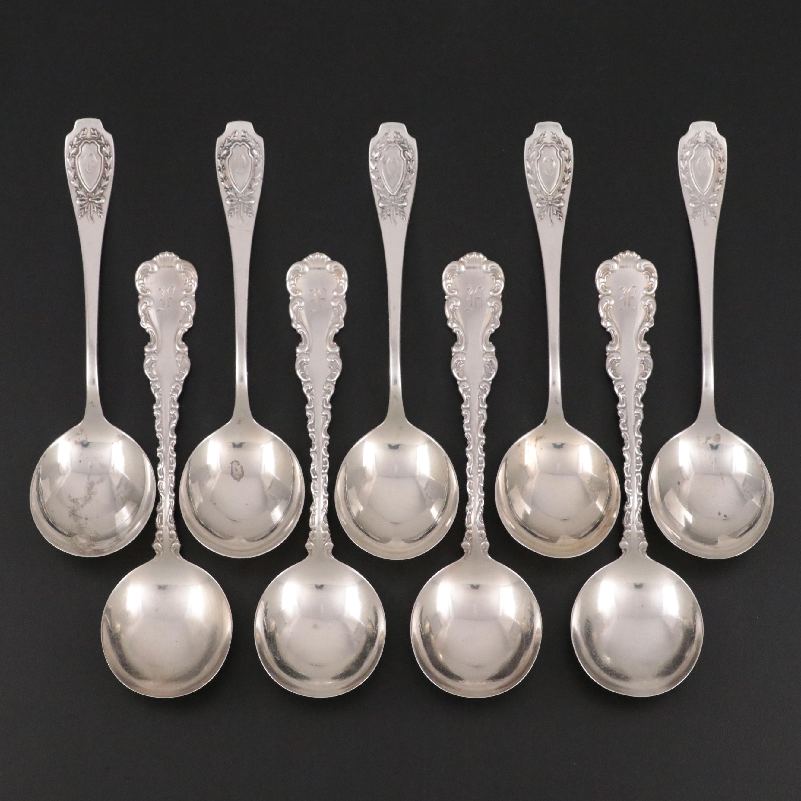 Whiting Manufacturing Co. "Louis XV" and Alvin "Apollo" Sterling Soup ...