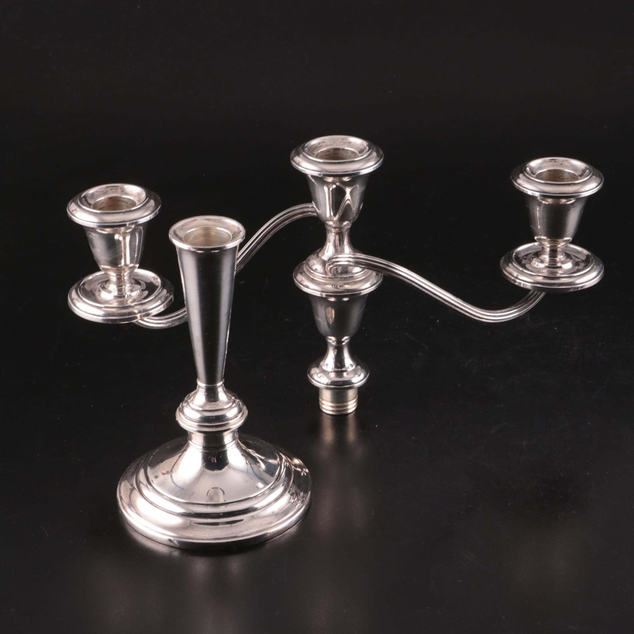 Gorham "Puritan" Sterling Silver Candelabras | EBTH
