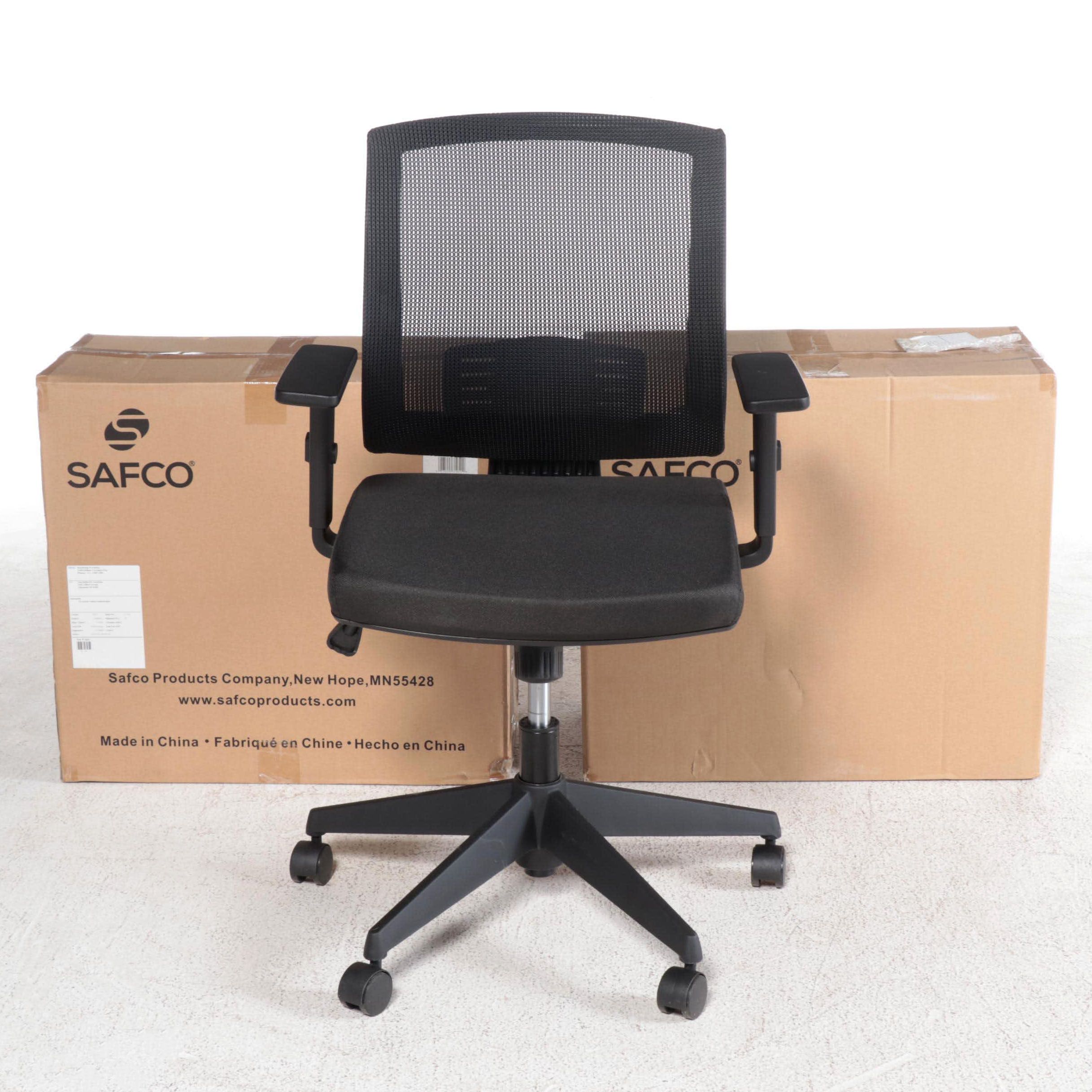 Two Safco Mezzo Task Chairs in Black | EBTH