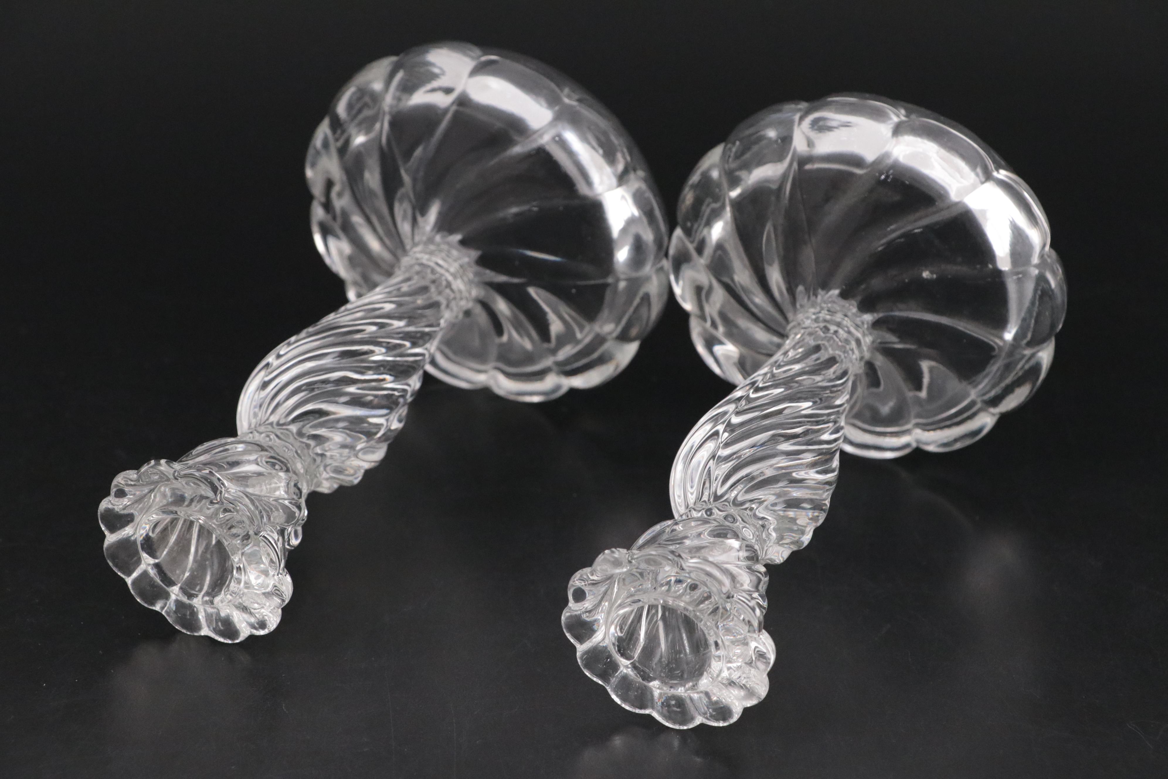 Fostoria "Colony" Glass Candlesticks and Other Letter Opener | EBTH