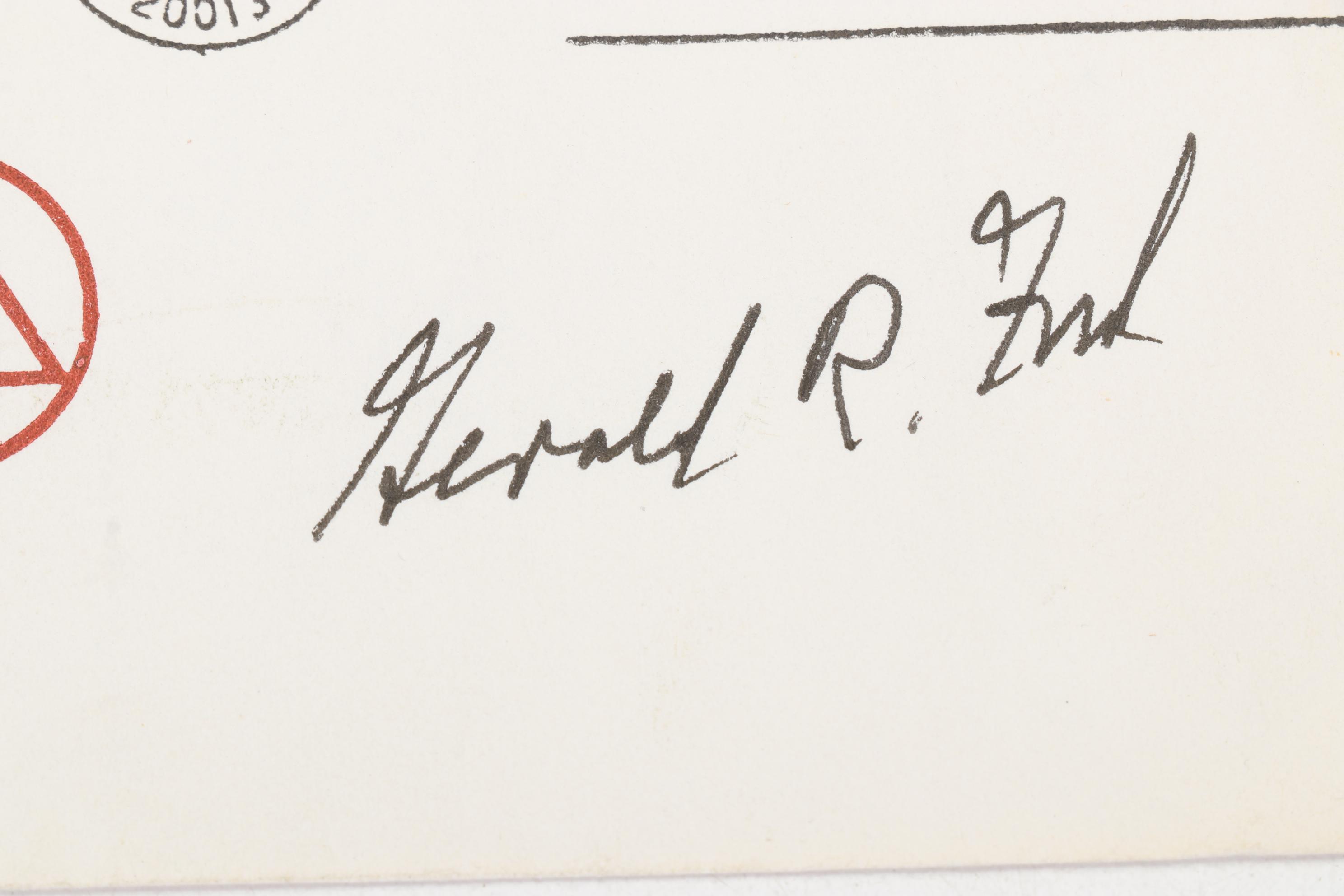 Letter from USS Skate to Sen. Bricker, Gerald Ford Autograph, and Other ...