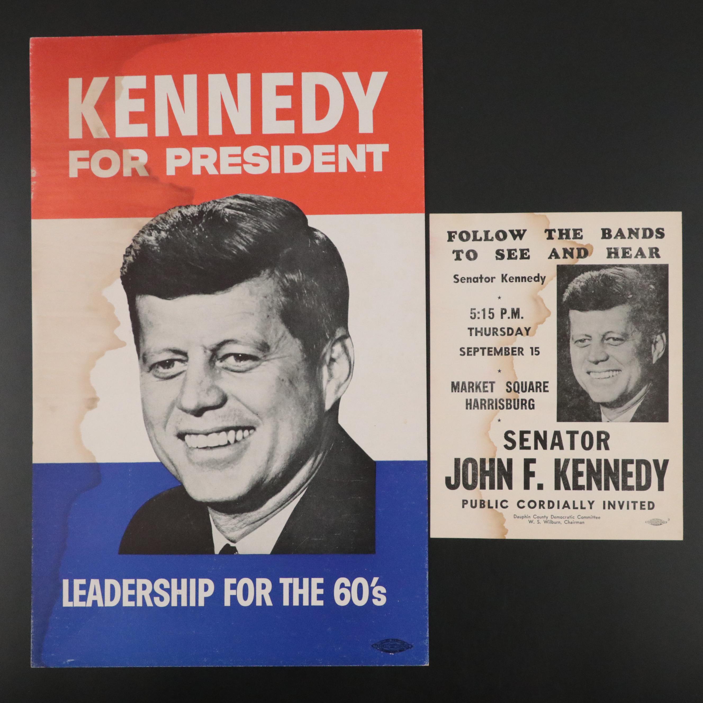 Original FDR, John Kennedy and Lyndon Johnson Posters | EBTH