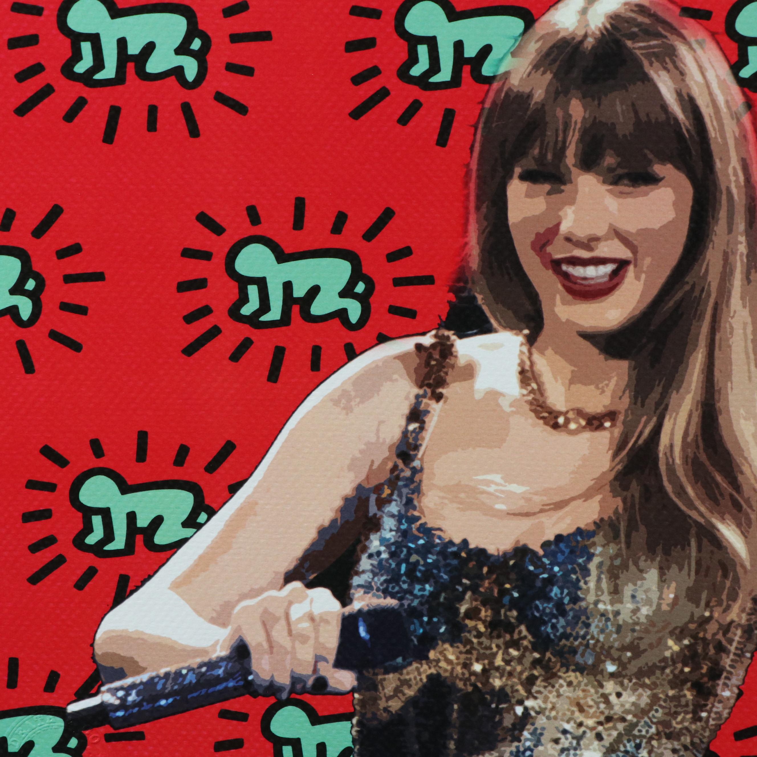 Death NYC Pop Art Graphic of Taylor Swift X Keith Haring | EBTH