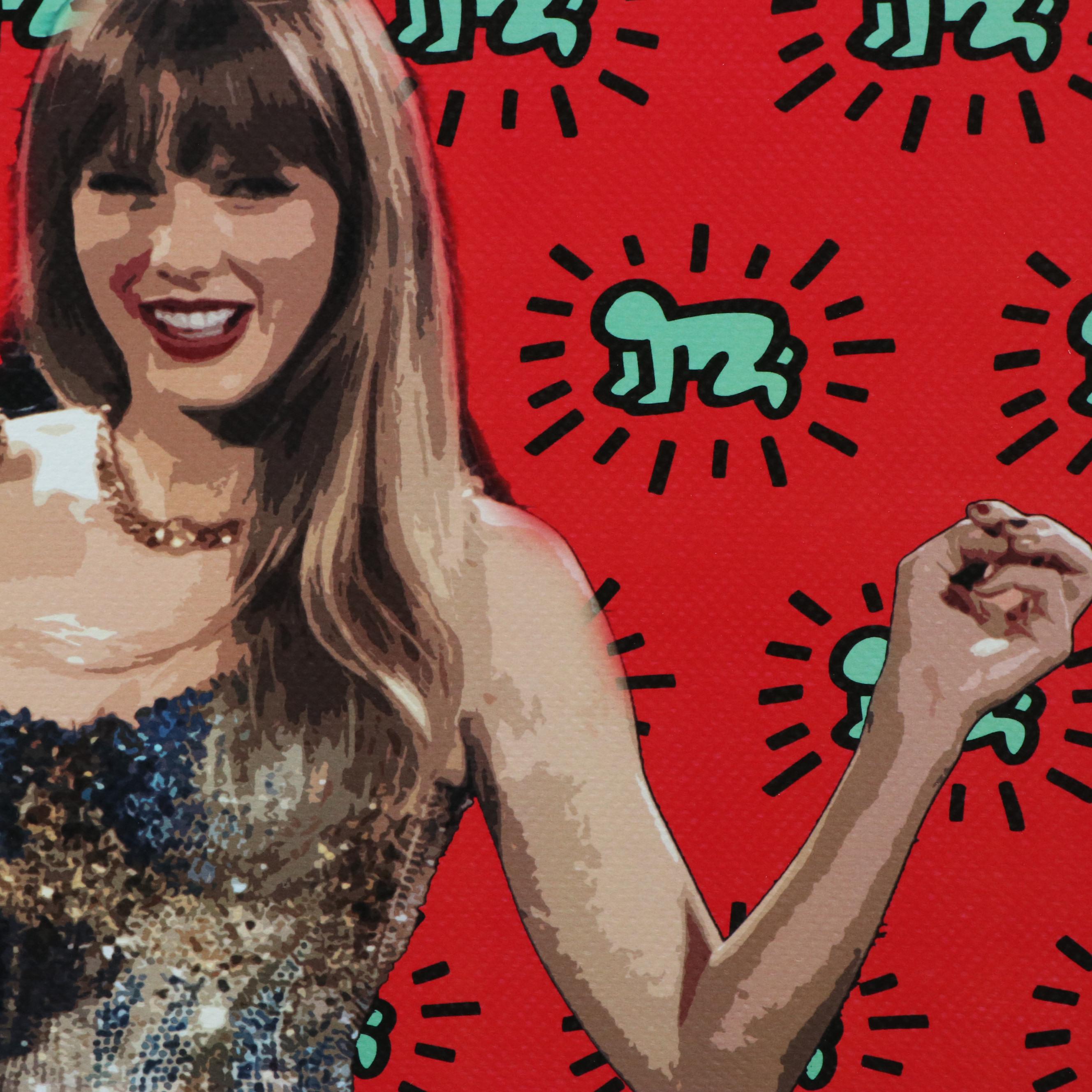 Death NYC Pop Art Graphic of Taylor Swift X Keith Haring | EBTH