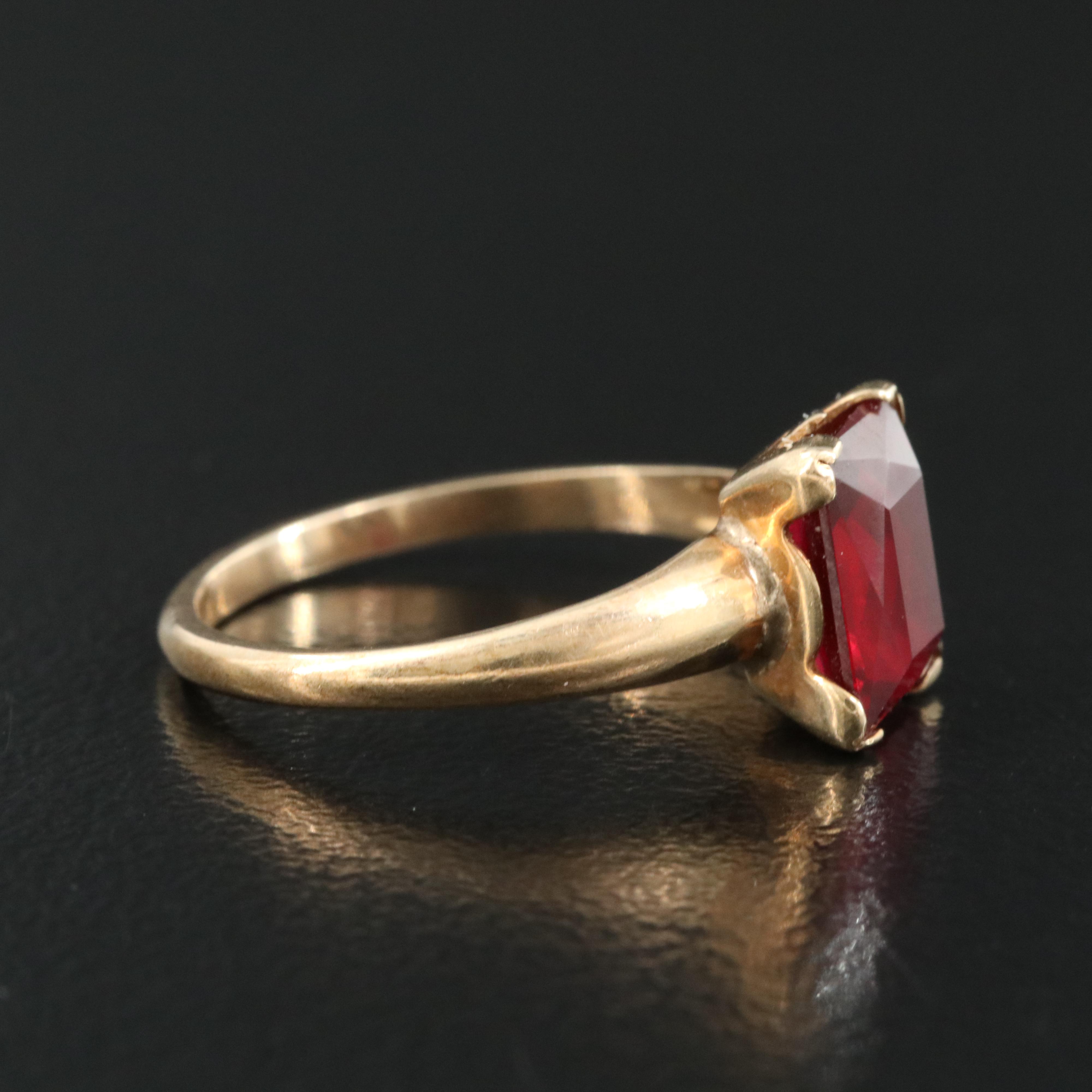 Vintage 10K Ruby Ring | EBTH