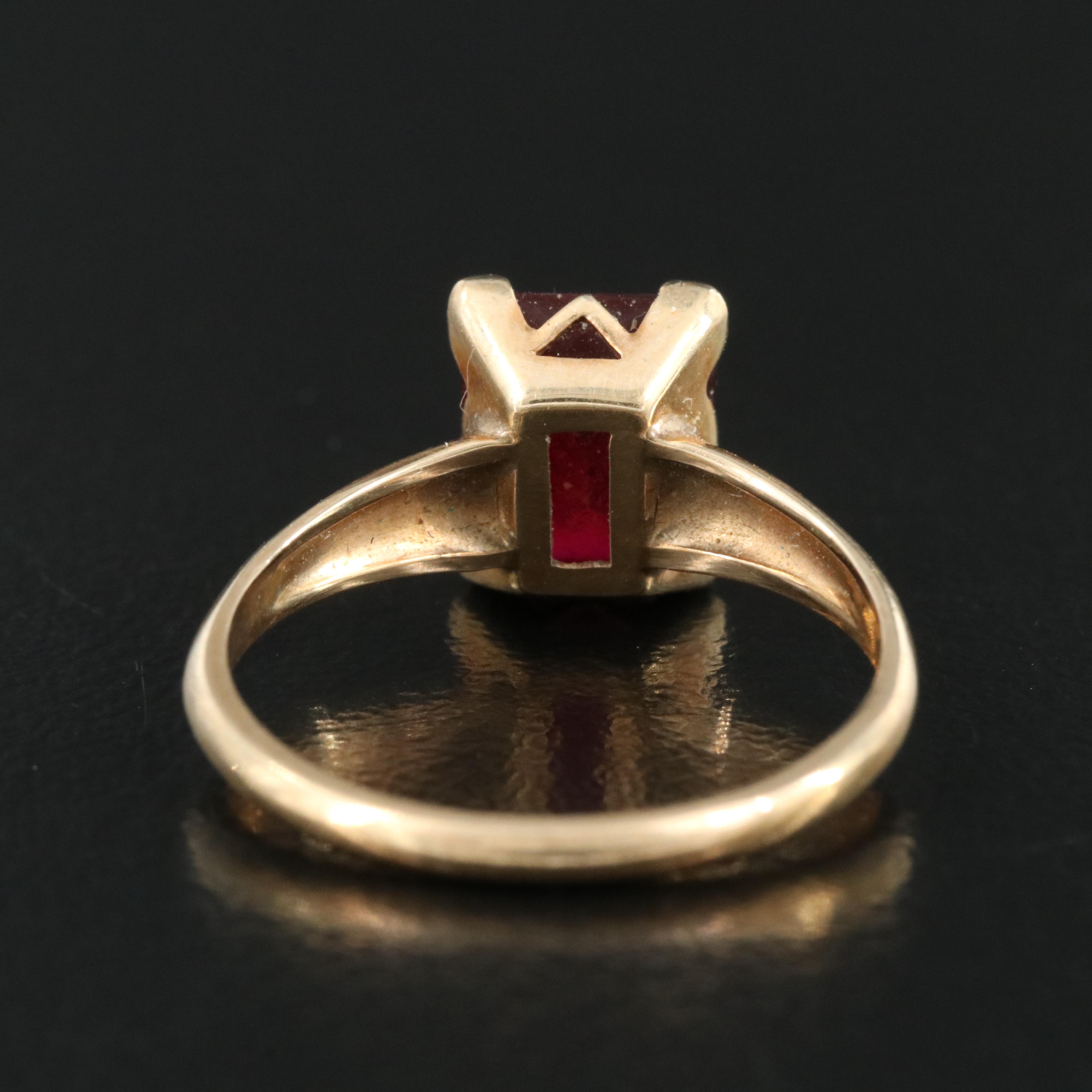 Vintage 10K Ruby Ring | EBTH