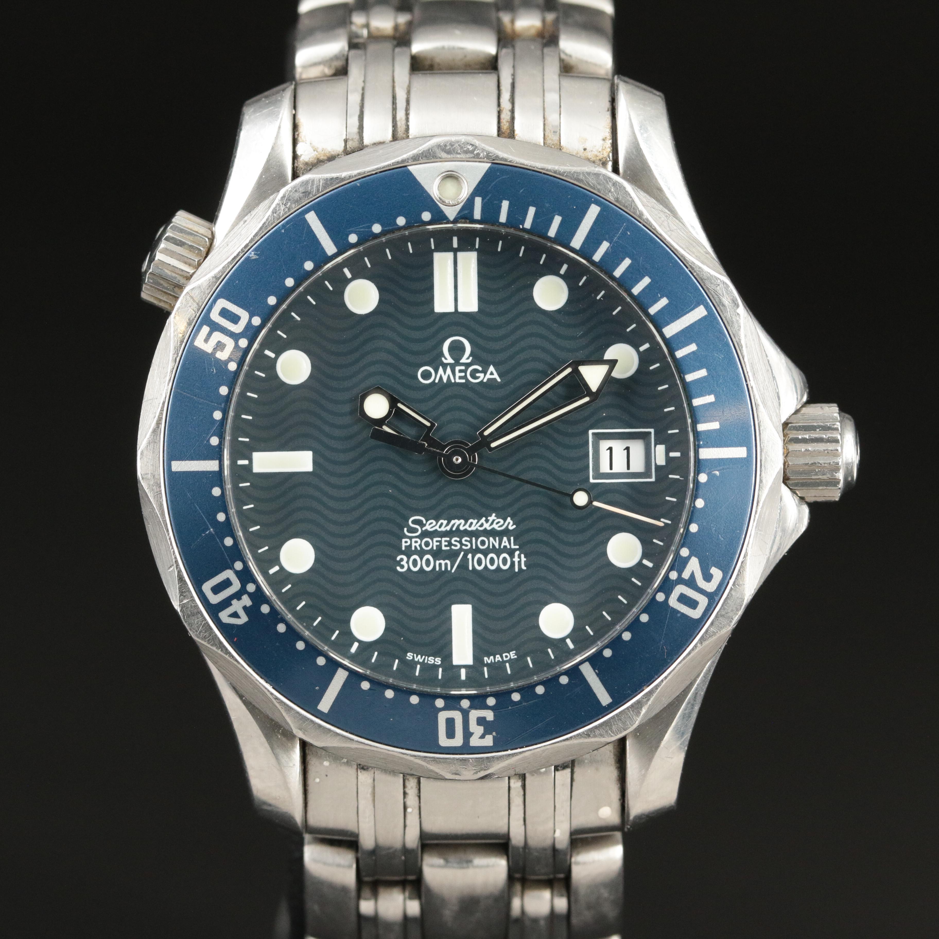 1990s Omega Seamaster Professional Quartz Watch | EBTH