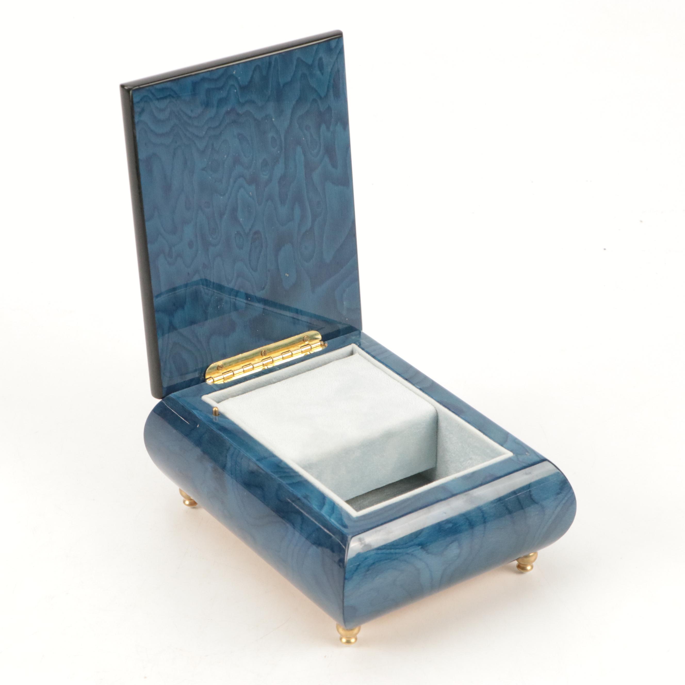 Three Lena Liu Floral Decorated Music Boxes | EBTH