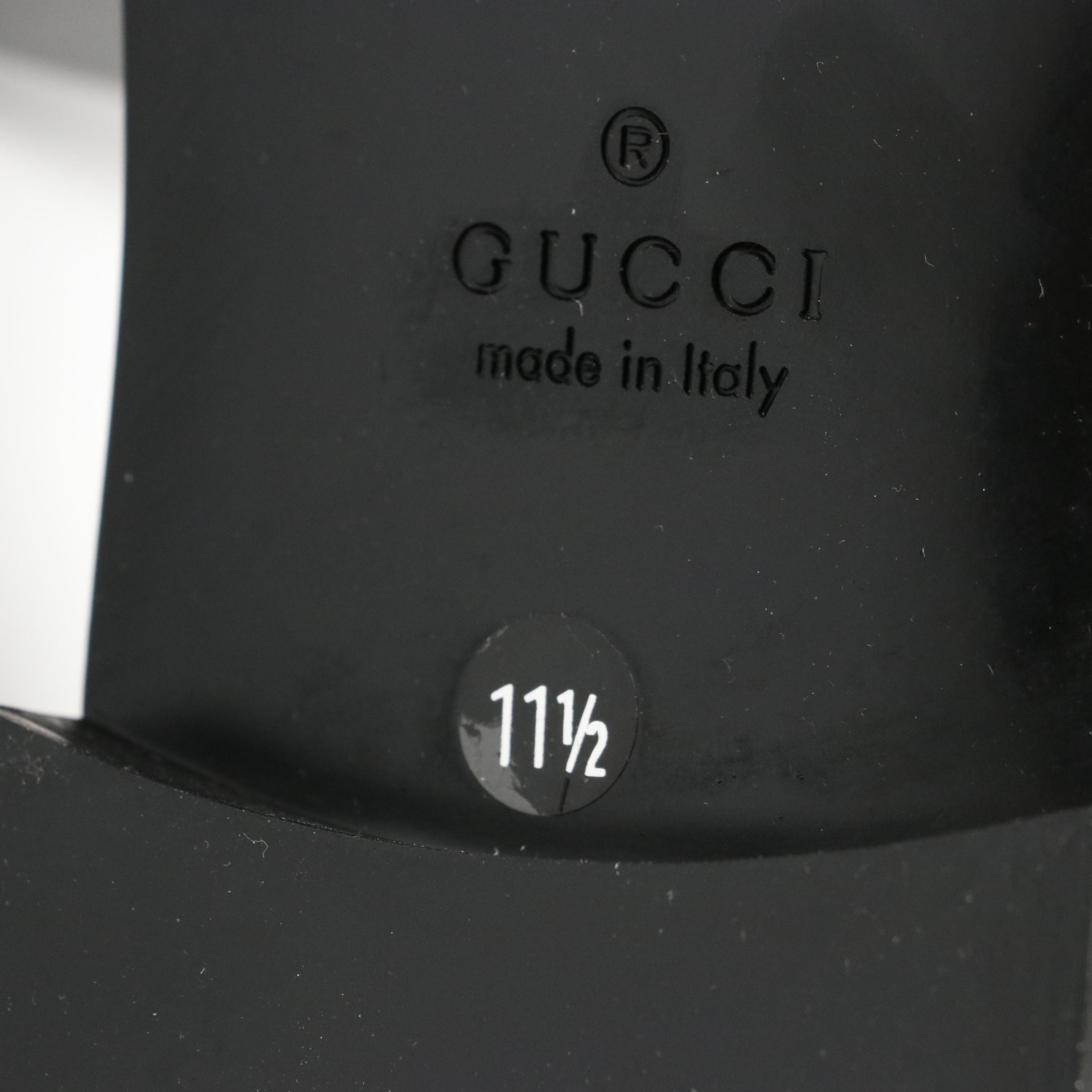 Men's Gucci Black Leather Horsebit Accent Loafers, New in Box | EBTH