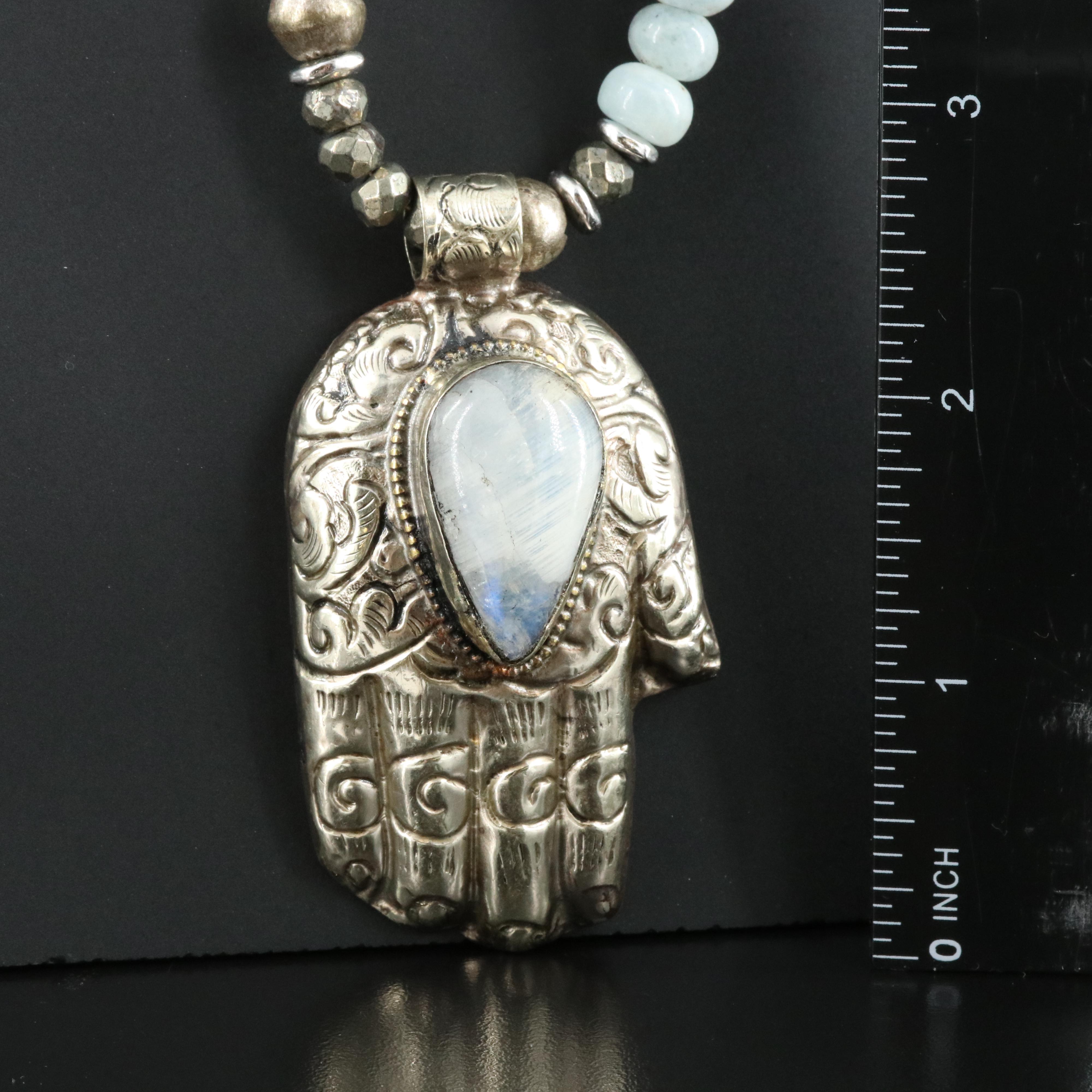 Miller Mae Designs Rainbow Moonstone, Aquamarine and Labradorite ...