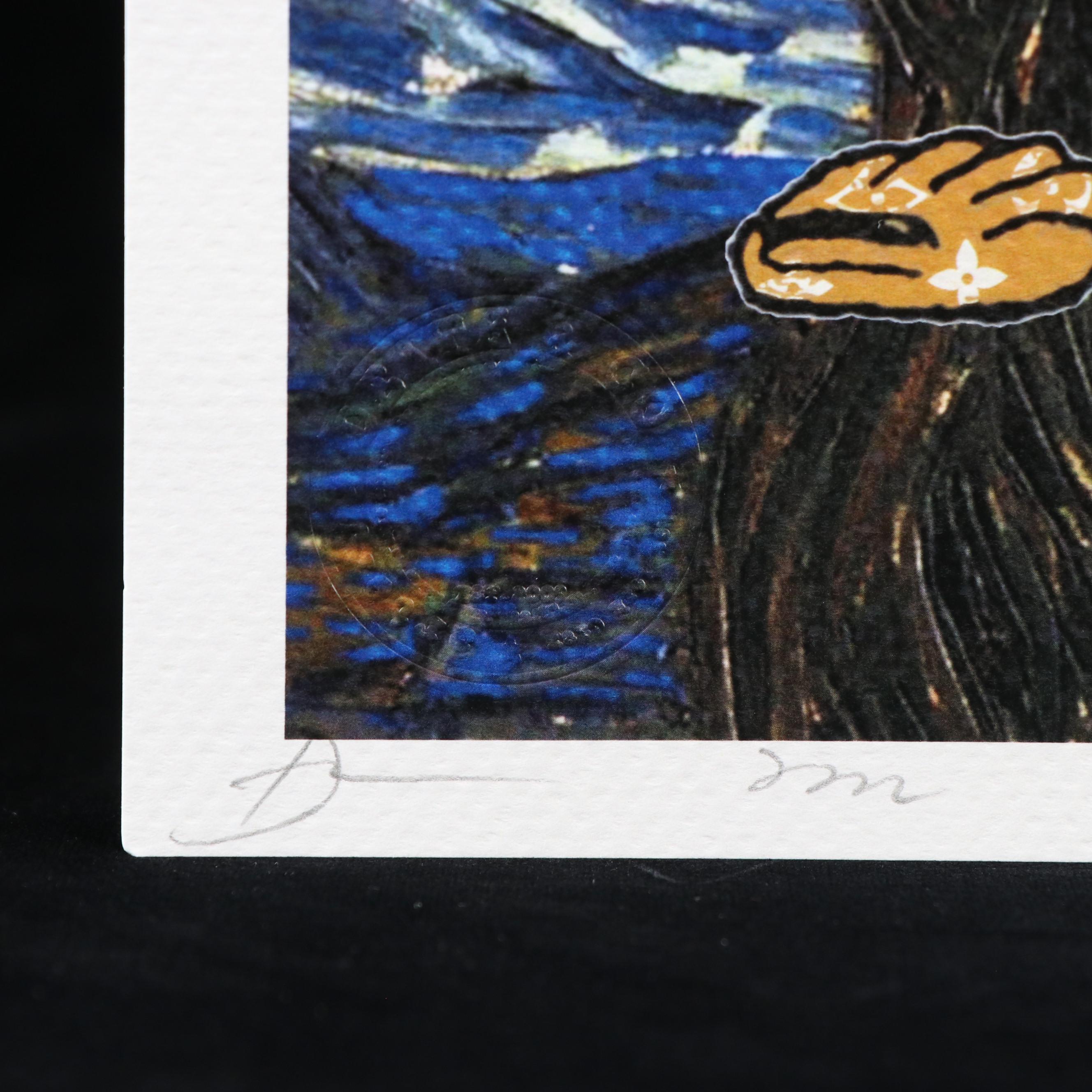 Death NYC Pop Art Graphic Print of The Peanuts Gang x Vincent van Gogh ...