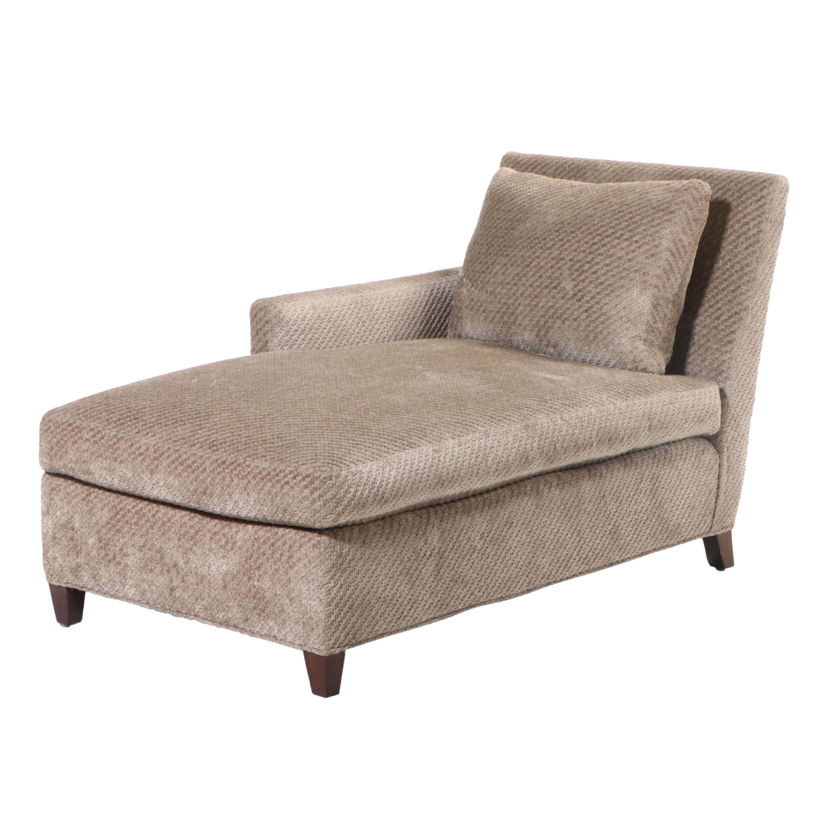 Lee Industries Custom-Upholstered Left-Arm-Facing Chaise Lounge ...