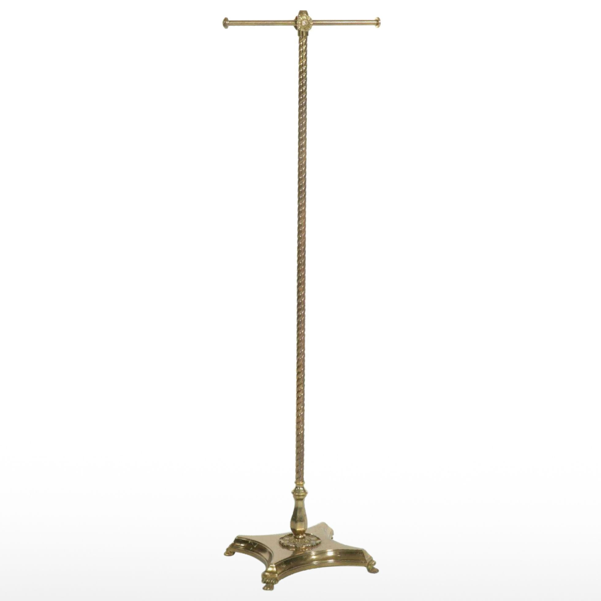 Regency Style Cast Brass Garment Rack, 1920s | EBTH