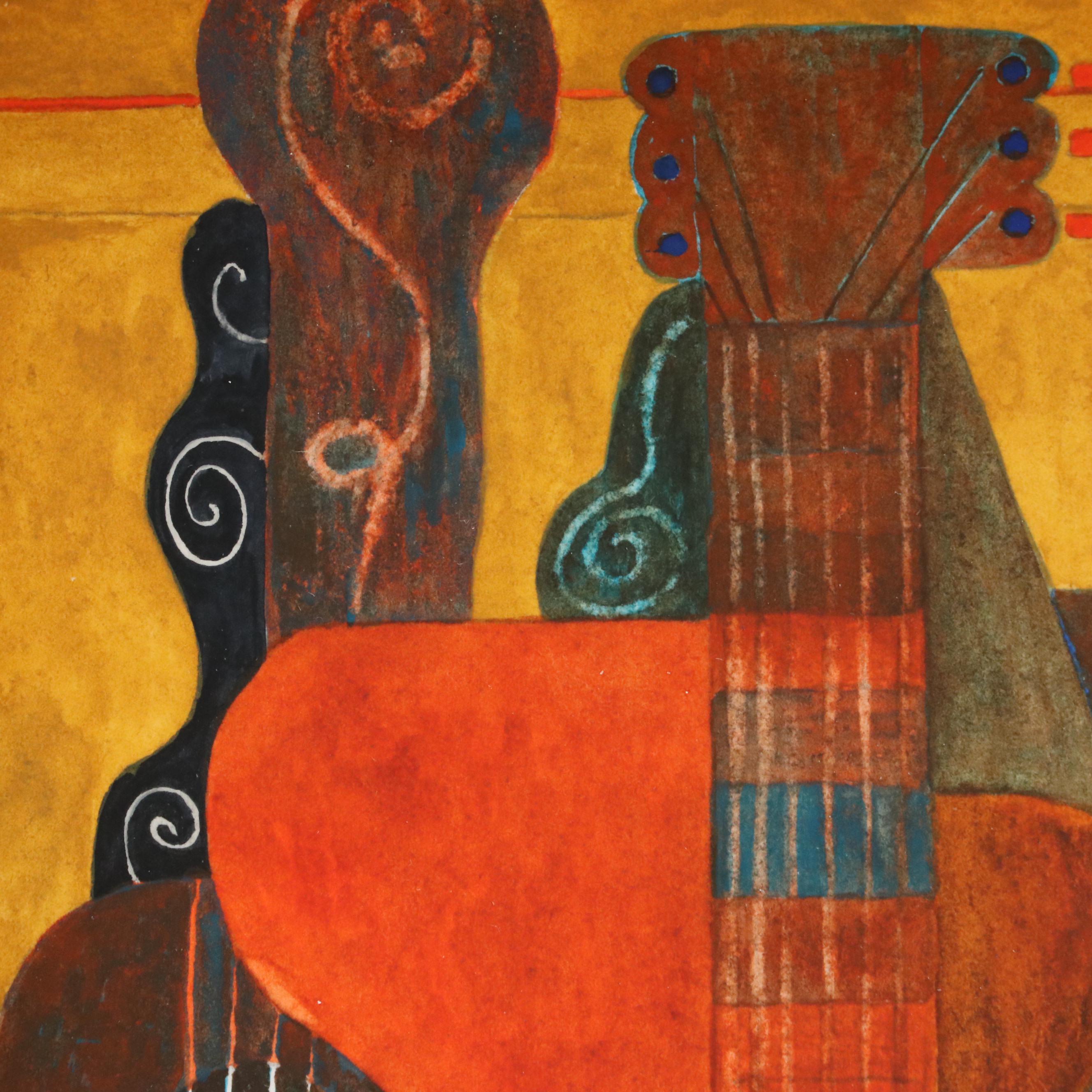 Joseph Ray York Oil Painting "Strange Strings," 2023 | EBTH