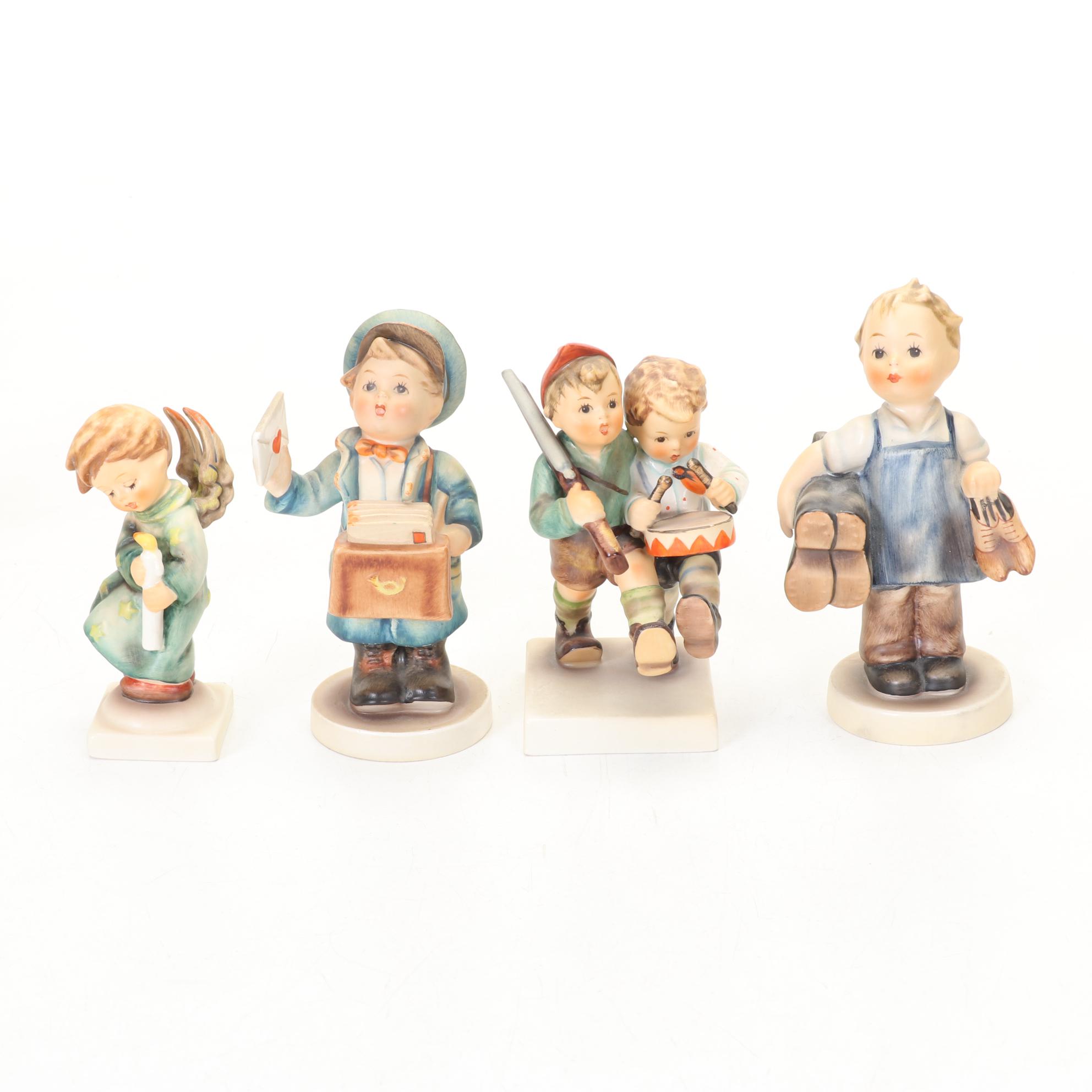 Goebel "Goose Girl", "Band Lead" & More Hummel Figurines, Plaque, Plate ...