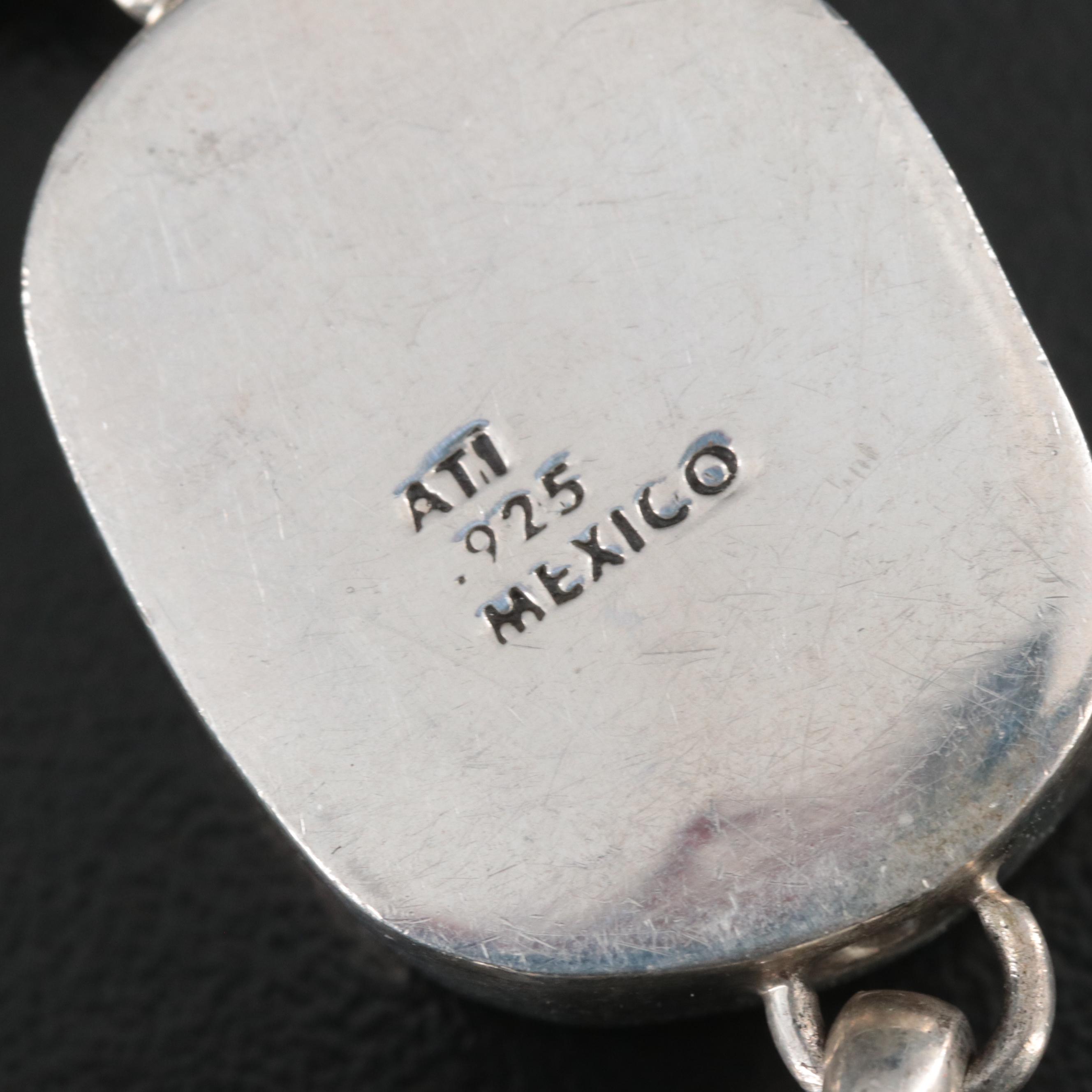 Mexican Sterling and Inlay Bracelets | EBTH