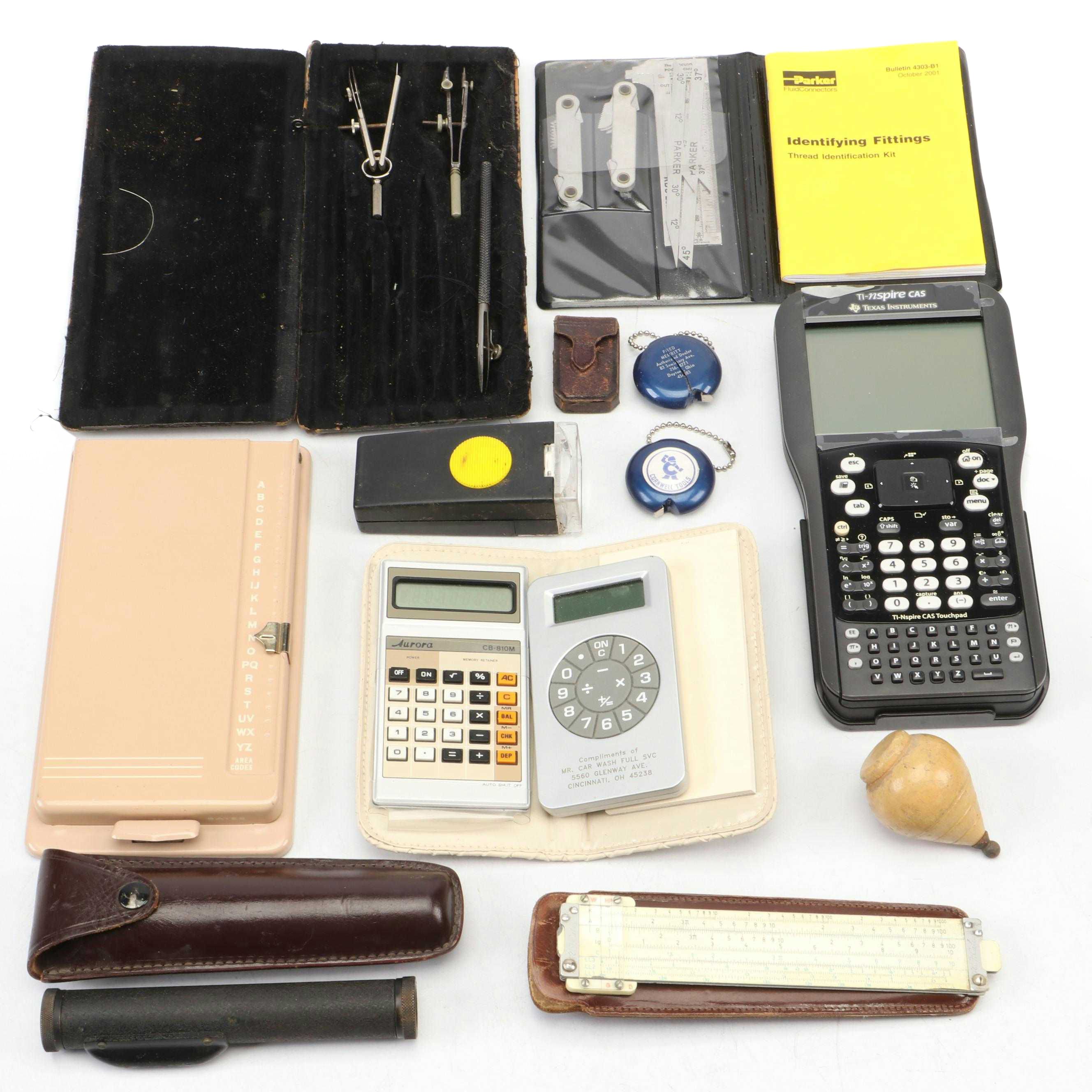 Desktop and Scientific Calculators, Slide Rule, Compass Pencils and ...