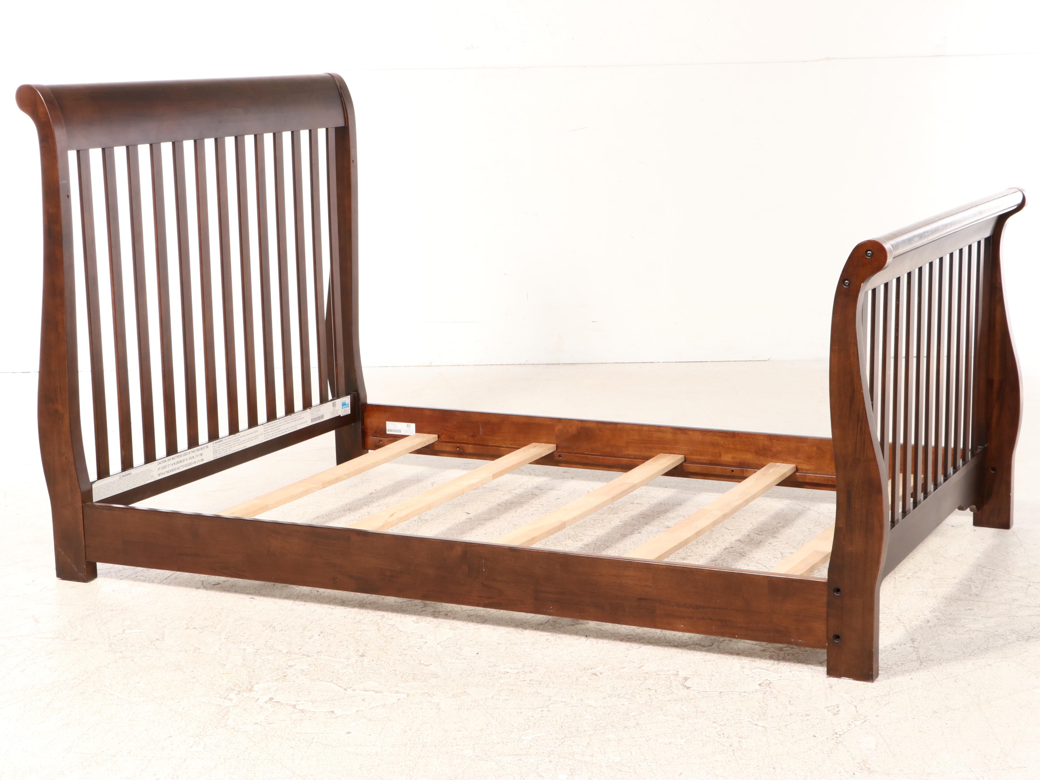 Babi Italia "Hamilton" Cherry-Stained Wood Full Size Bed | EBTH