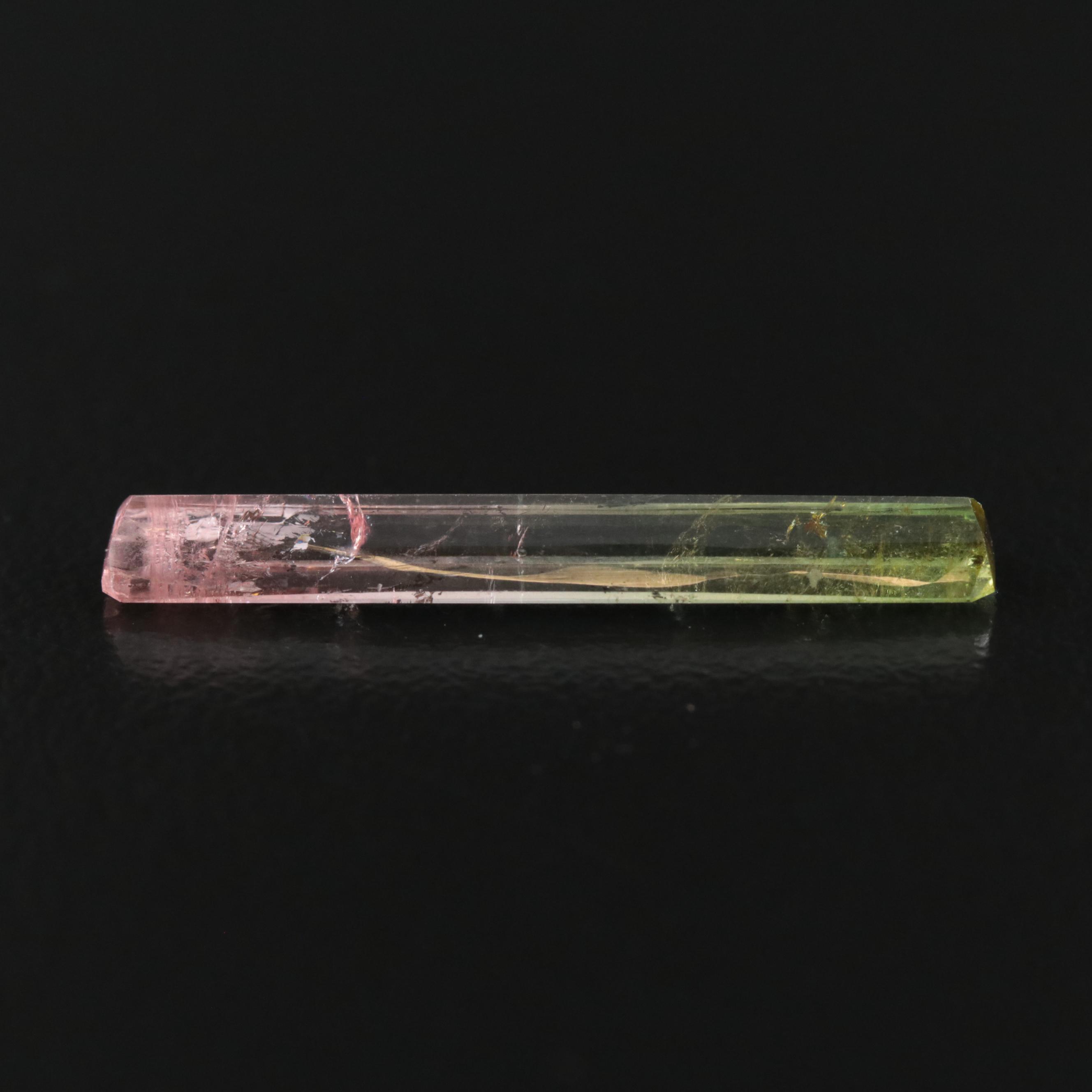 Loose 3.44 CT Parti-Colored Tourmaline | EBTH