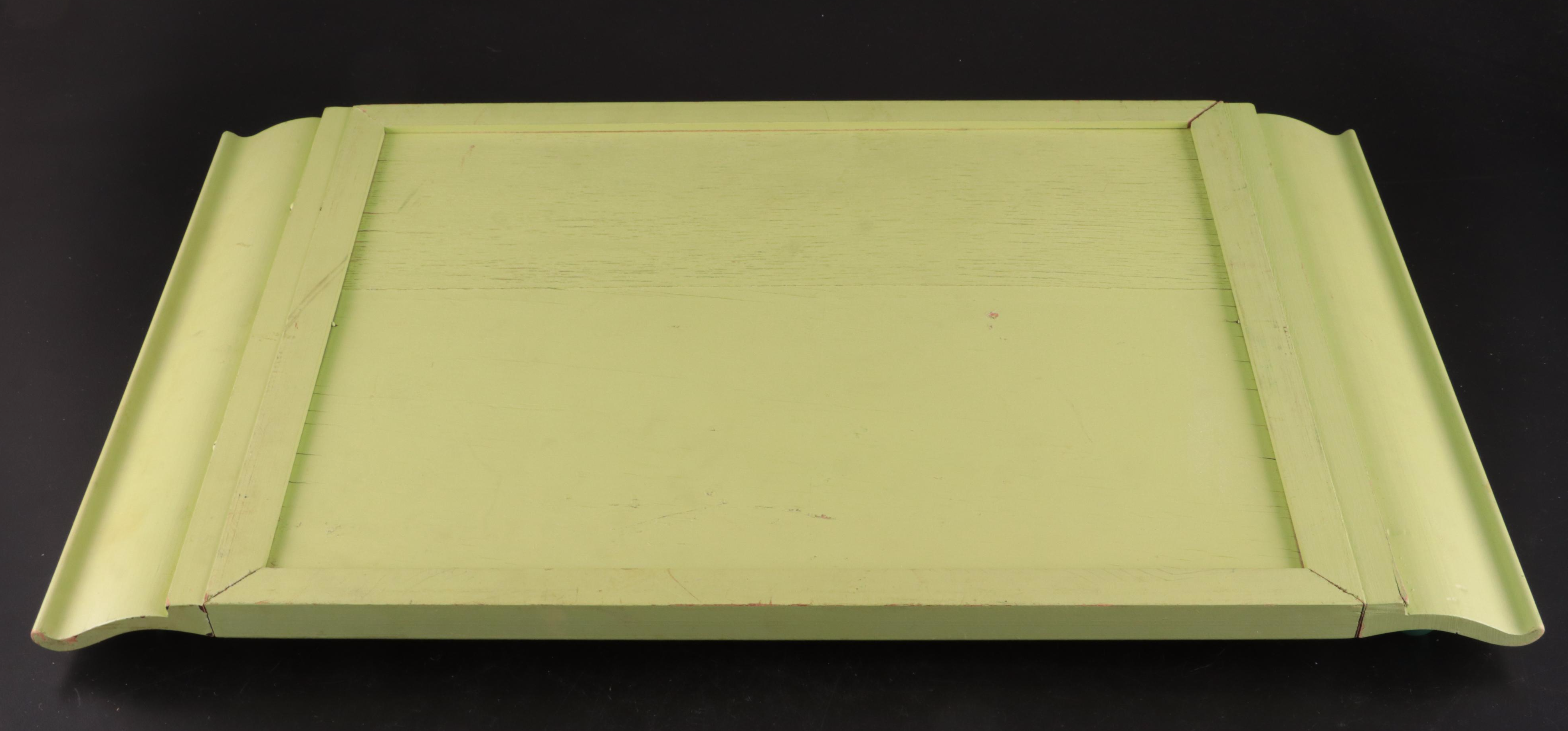 MCM Serving Tray with Glass Inserts | EBTH