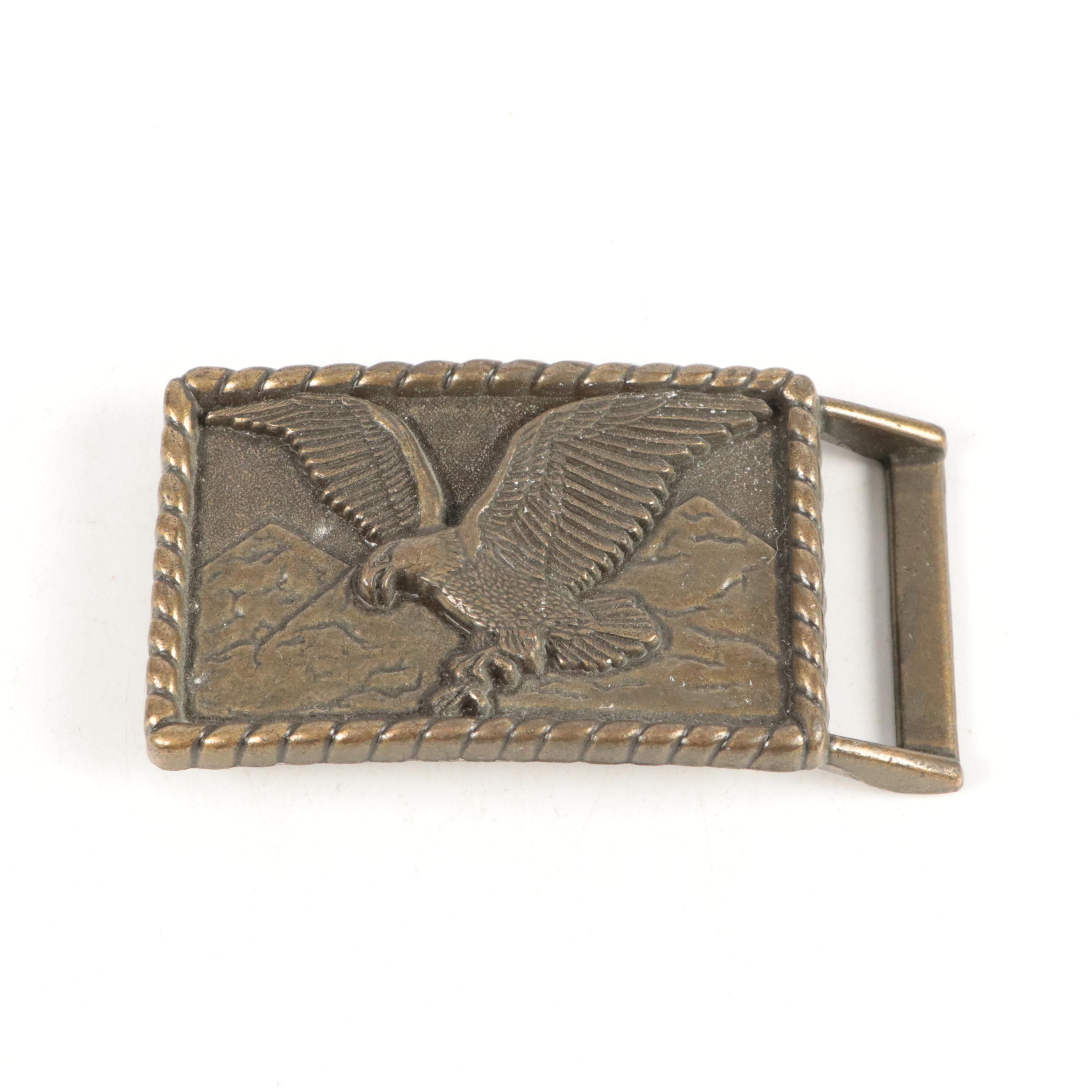 Valley Forge Handcrafted Metal and Leather Belt Buckles with Other Belt ...