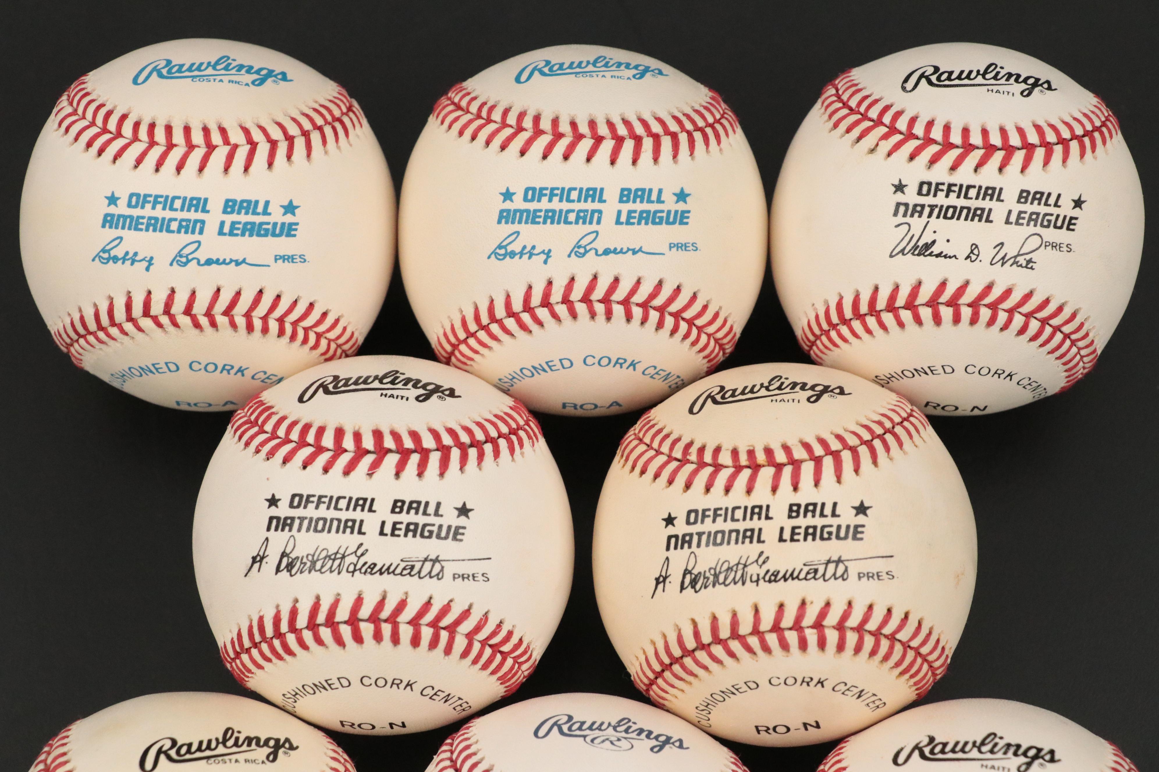 Austin Kearns, Mark Grace, Jeff Treadway, and More Signed Rawlings ...