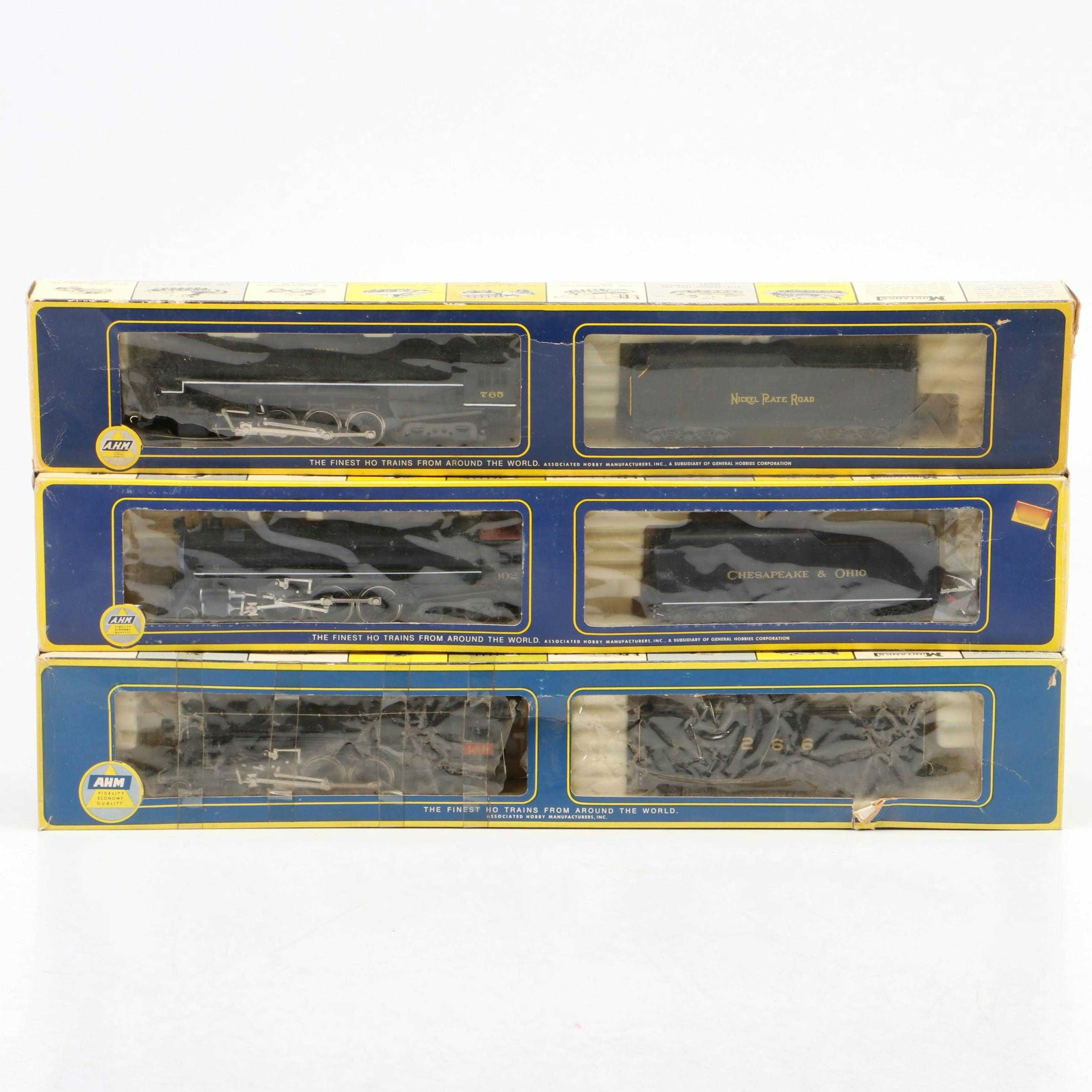 AHM "Hudson", "Heavy Pacific", and "Berkshire" HO Scale Model Trains | EBTH