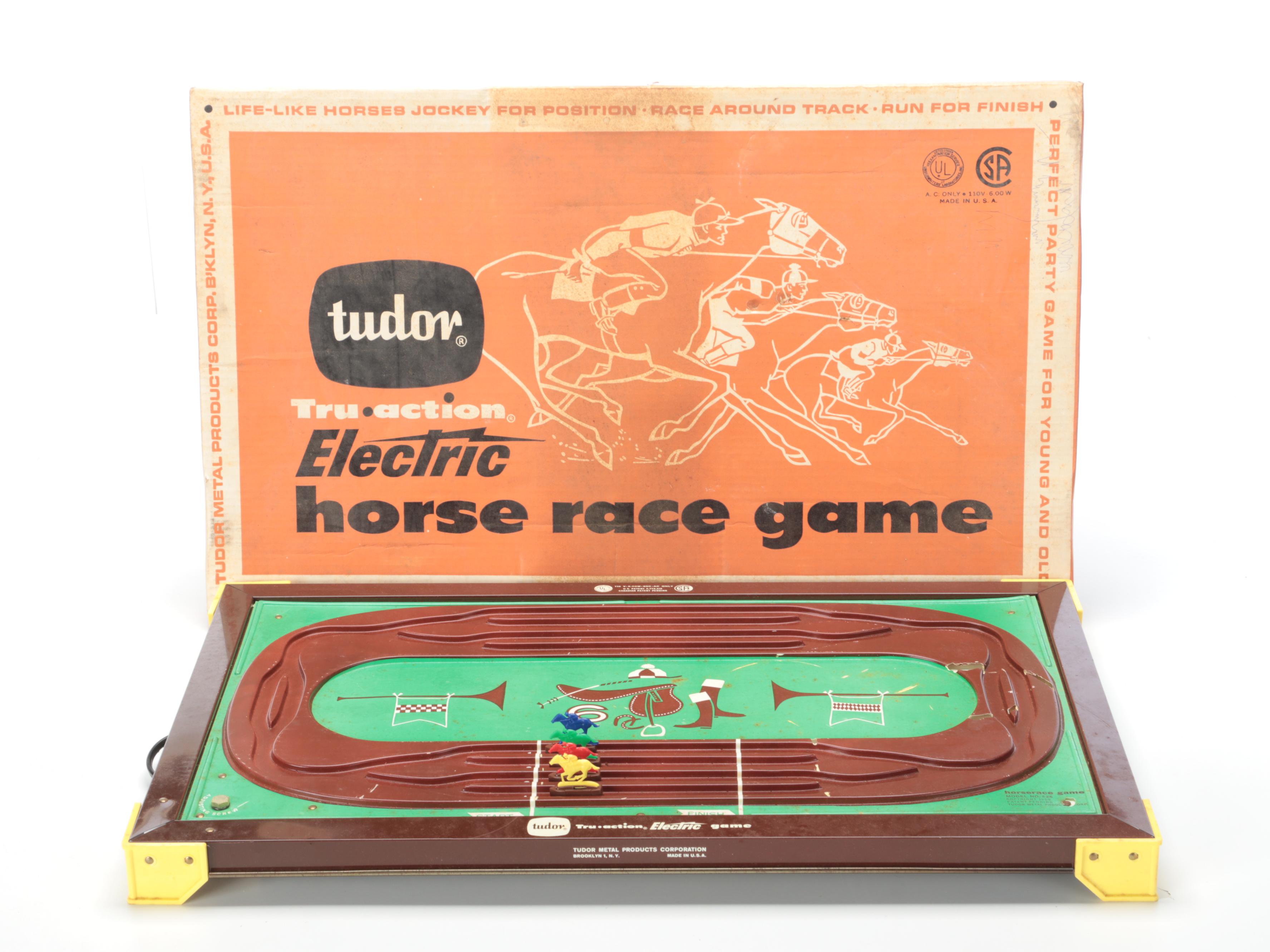 Mattel High Gear Game, Tudor Electric Horse Race Game and Hot Wheels ...