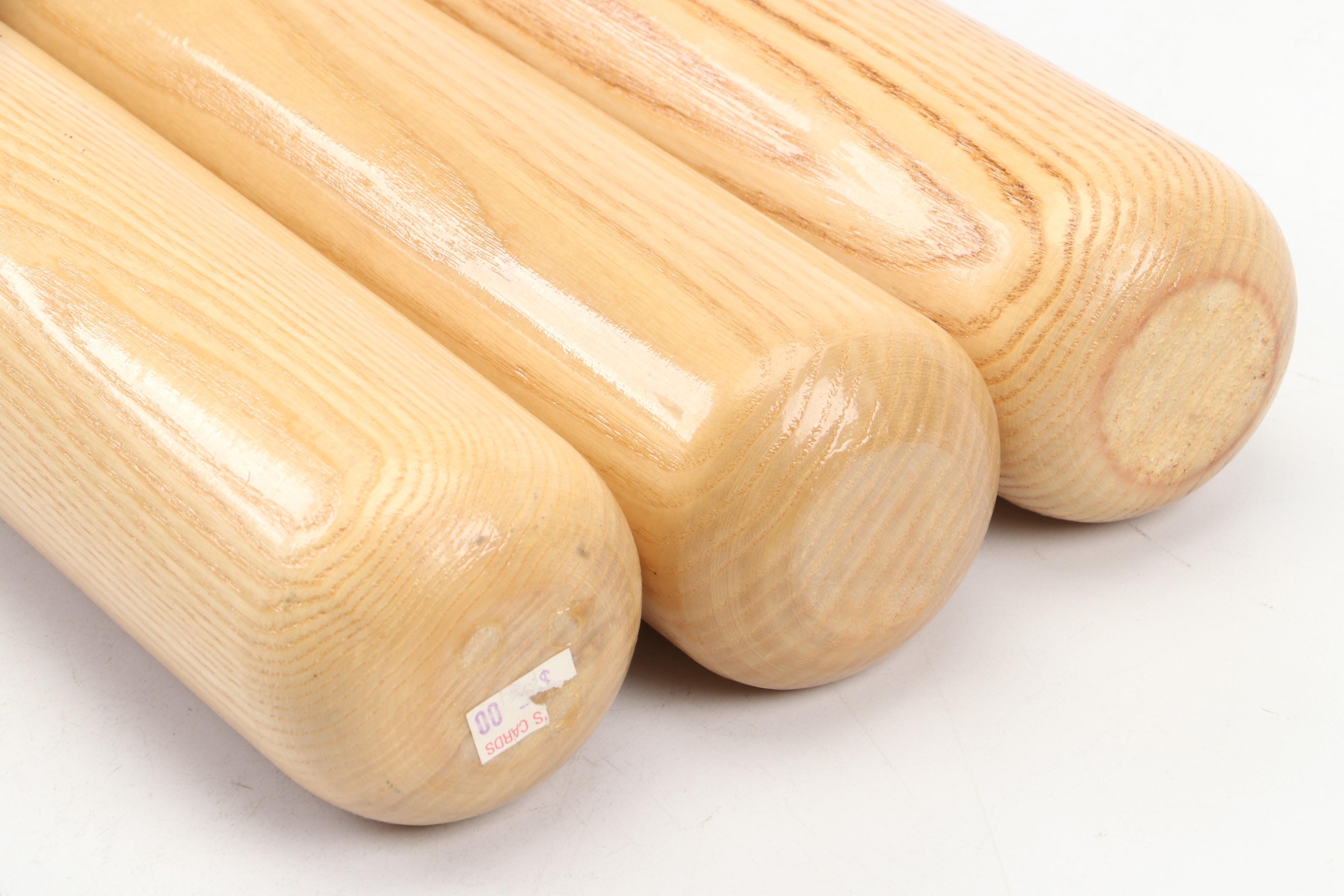 Jeff Bagwell, Adam Dunn, and Dave Justice Signed Rawlings Baseball Bats ...