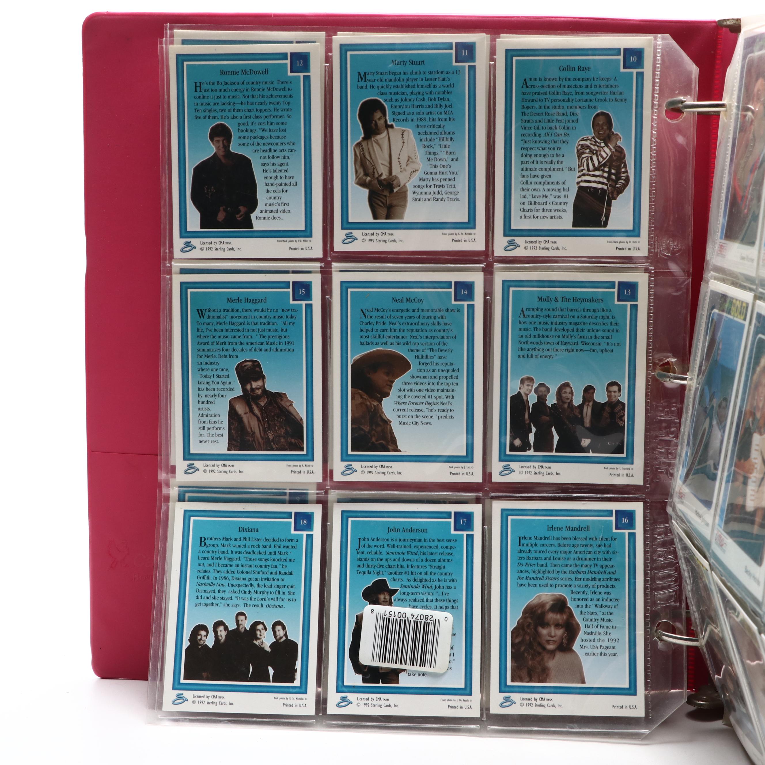 CMA Hot Picks Trading Cards in Binder and More | EBTH