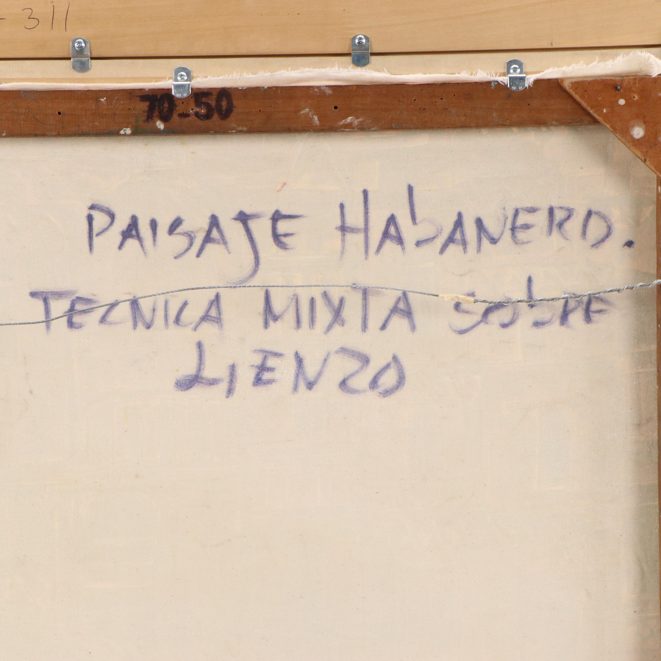 Victor Angel Mixed Media Painting "Paisaje Habañero" | EBTH