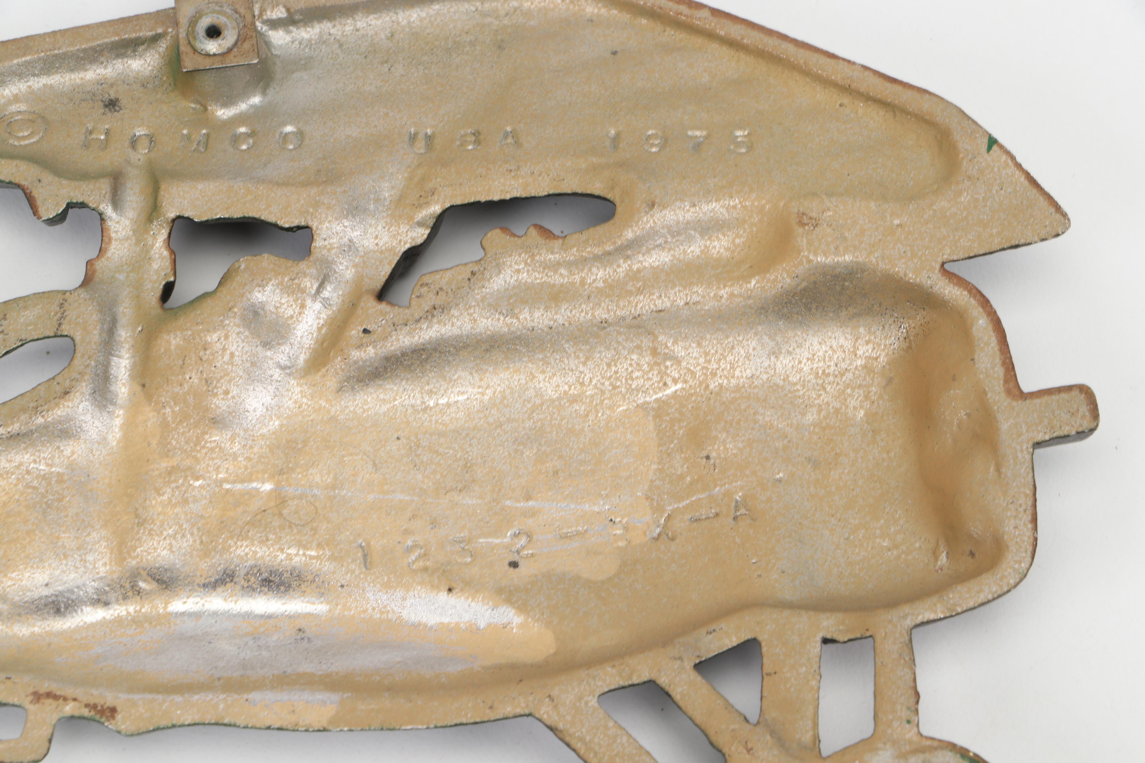 Homco Painted Cast Metal WWI Era Airplane Wall Plaques | EBTH