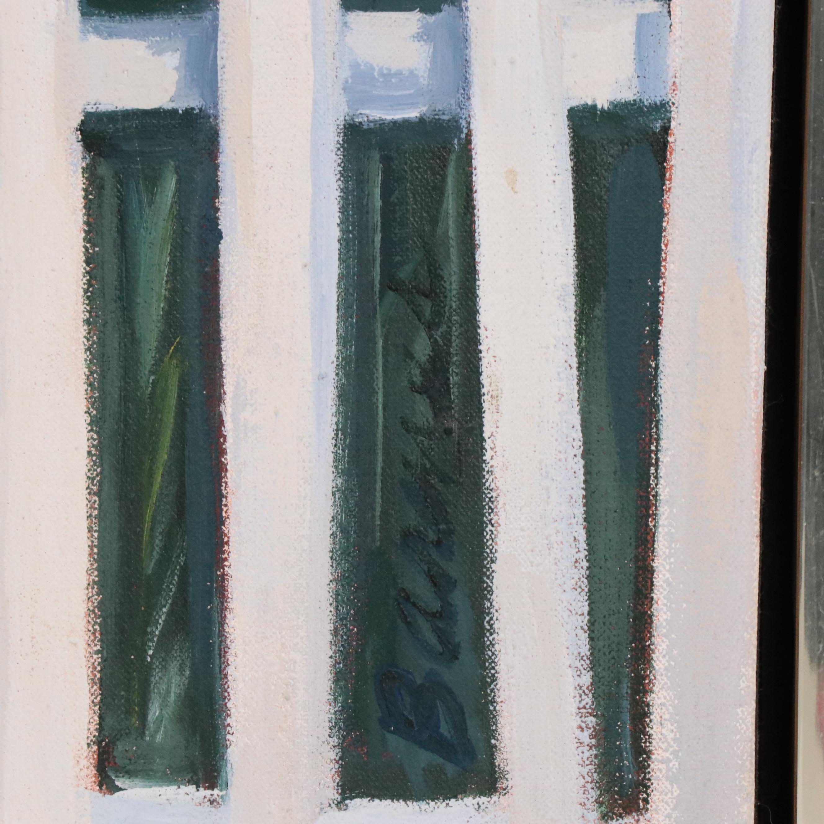 Margo Barnes Large-Scale Acrylic Painting "Sag Harbor Morning," 1976 | EBTH