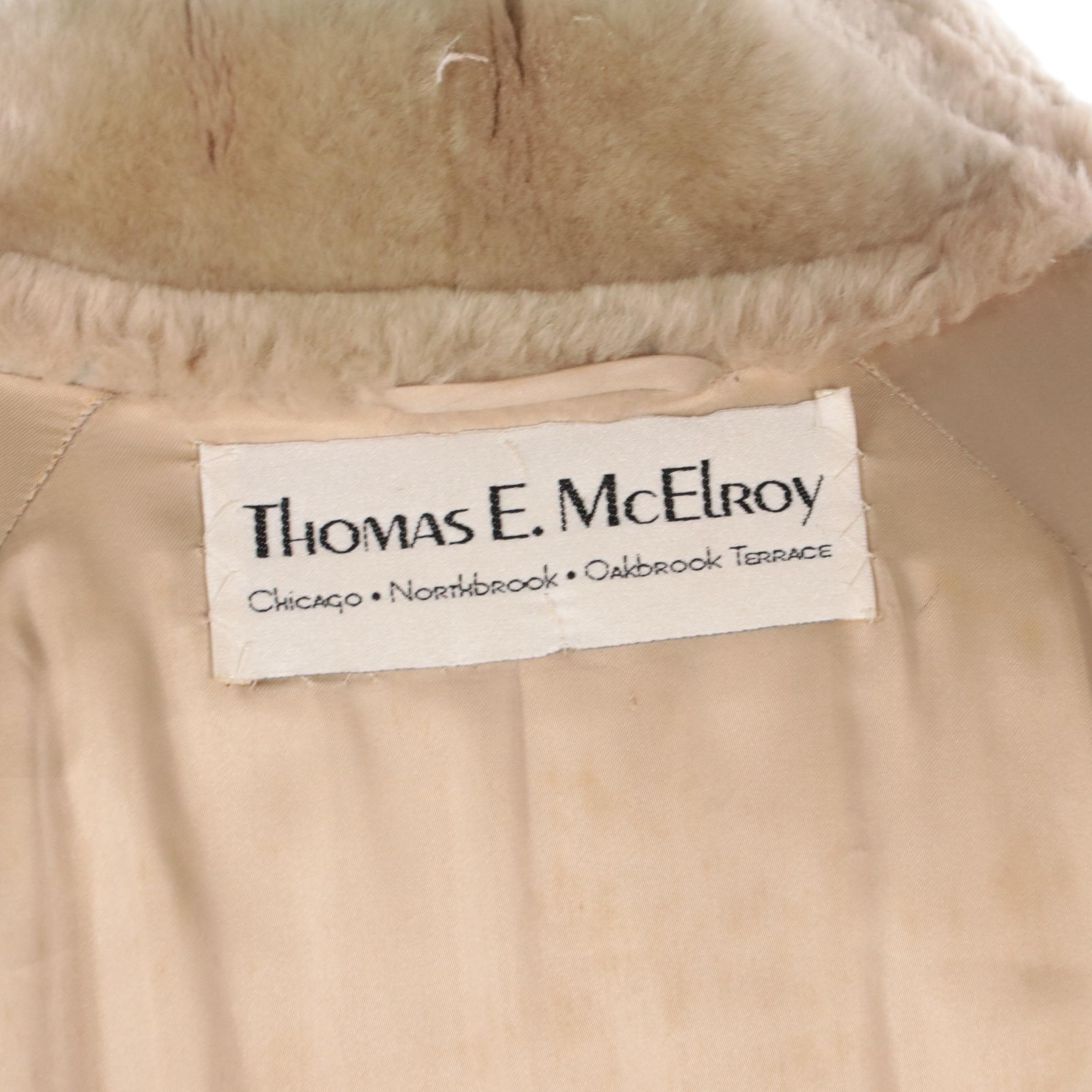 Sheep Fur and Mouton Coat from Thomas E. McElroy Furs | Everything But The House