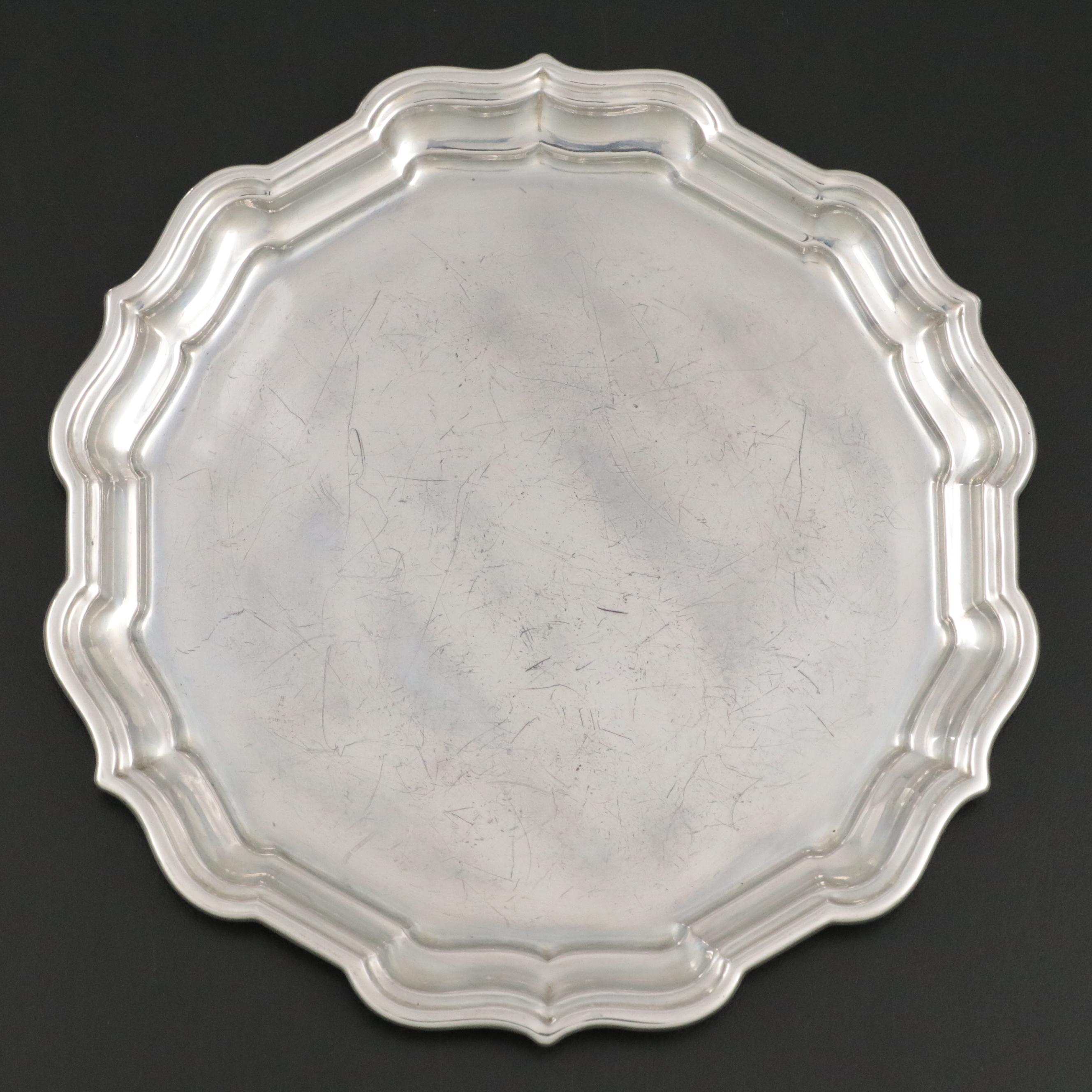 Reed & Barton "Chippendale" Sterling Silver Tray, 20th Century | EBTH
