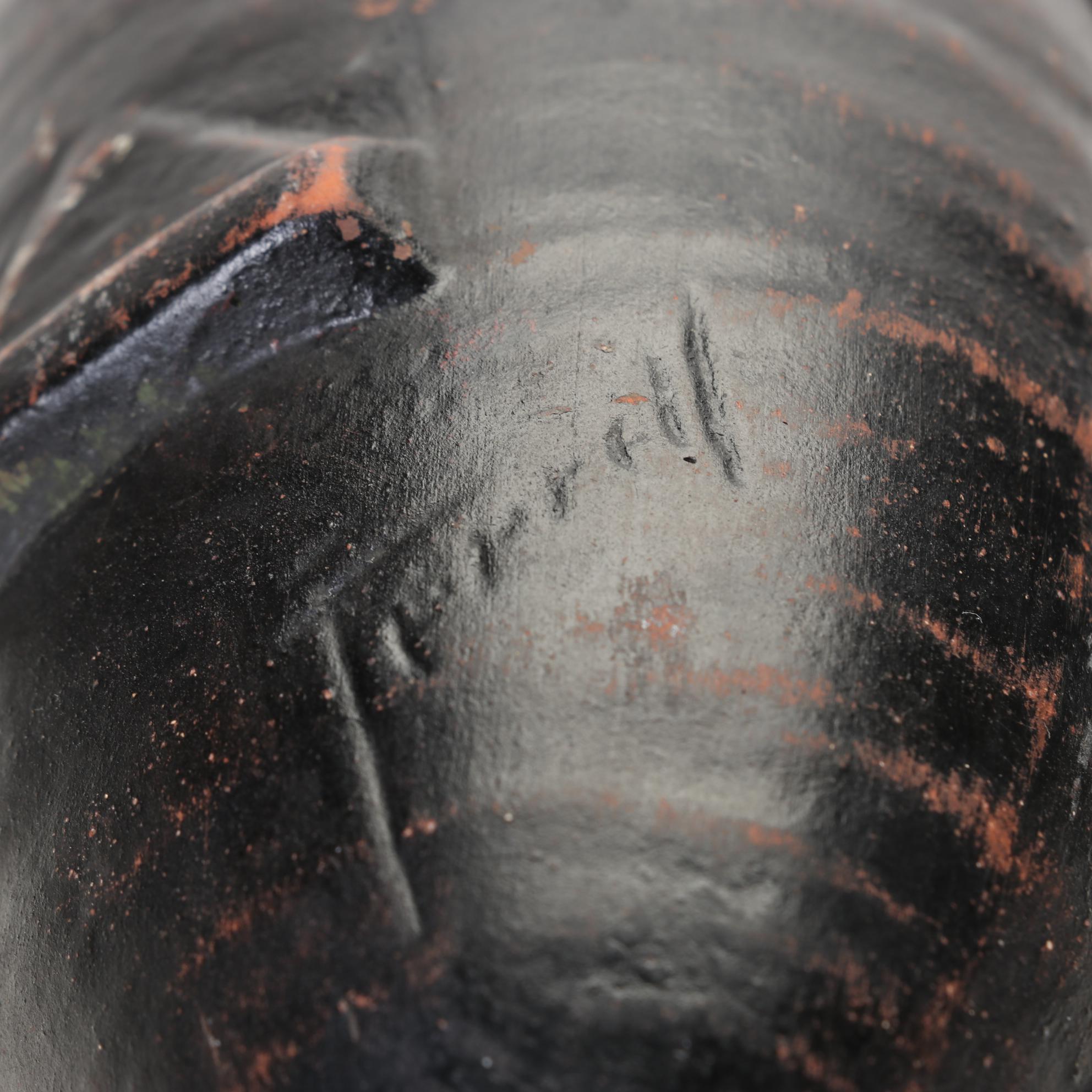 Frank Ferrell Signed Arts & Crafts Wall Vase For Peters & Reed, Ohio ...