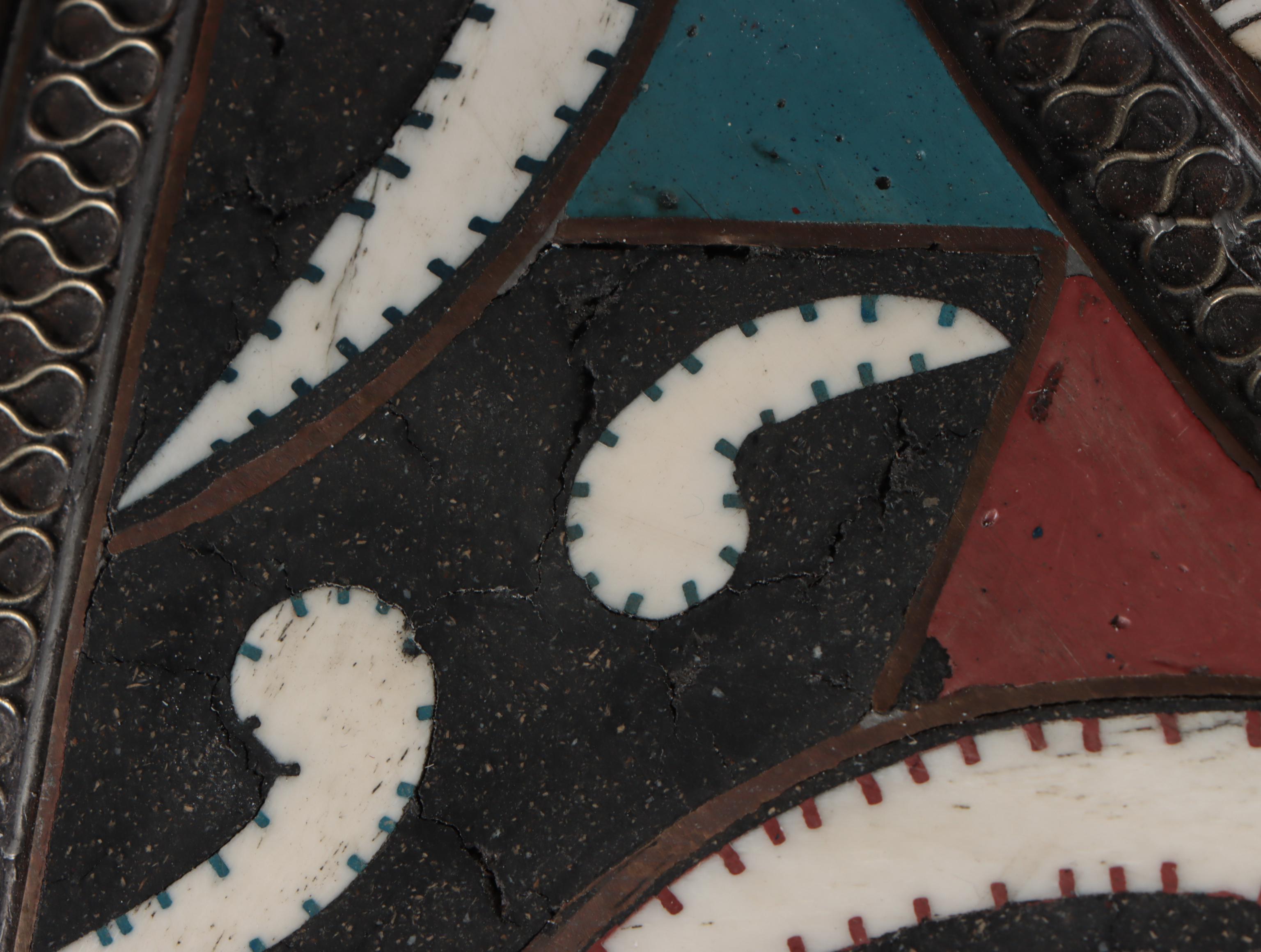 Moroccan Camel Bone Inlay Metal Filigree Chest | Everything But The House