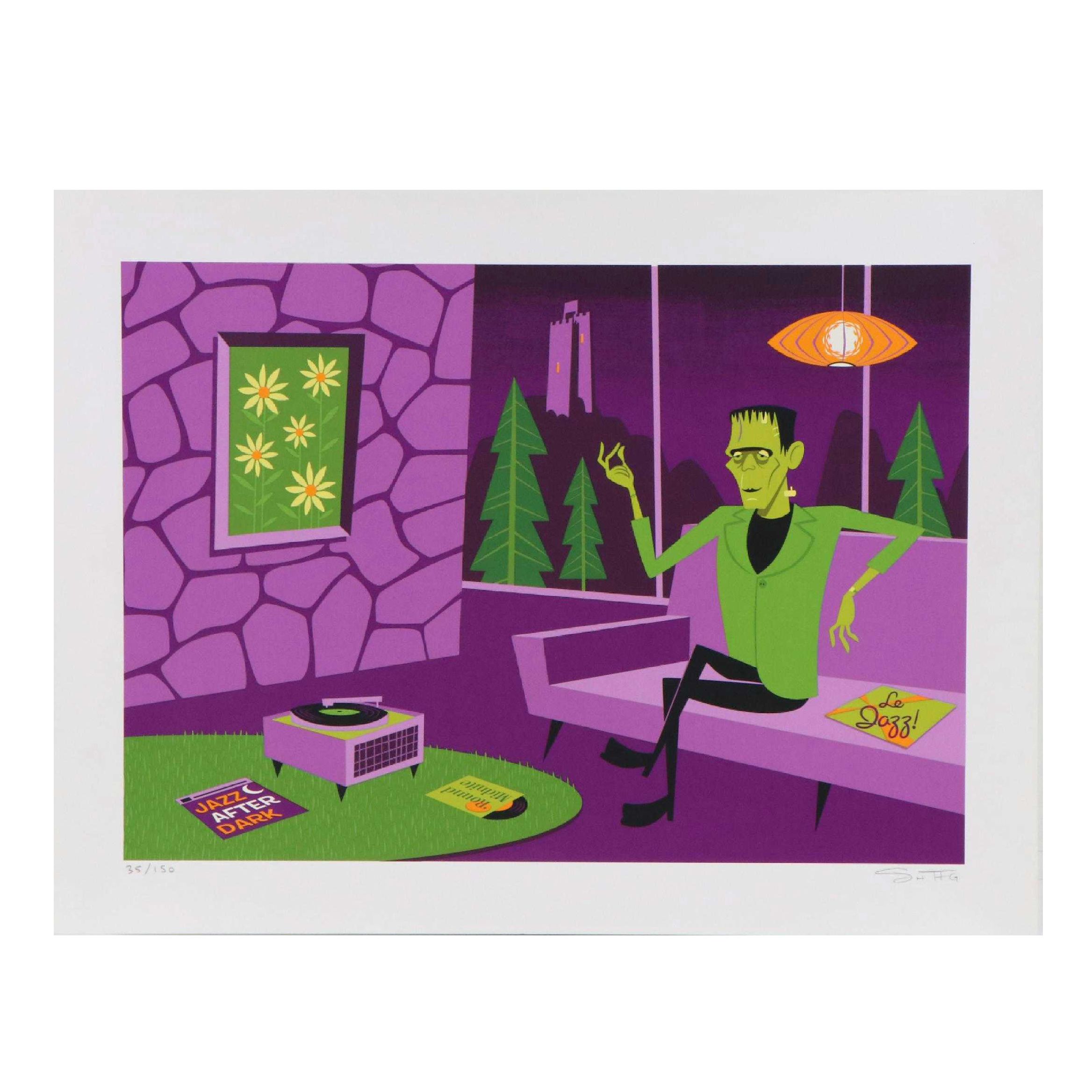 Josh "Shag" Agle Serigraph "Frankenstein," 2013 | EBTH