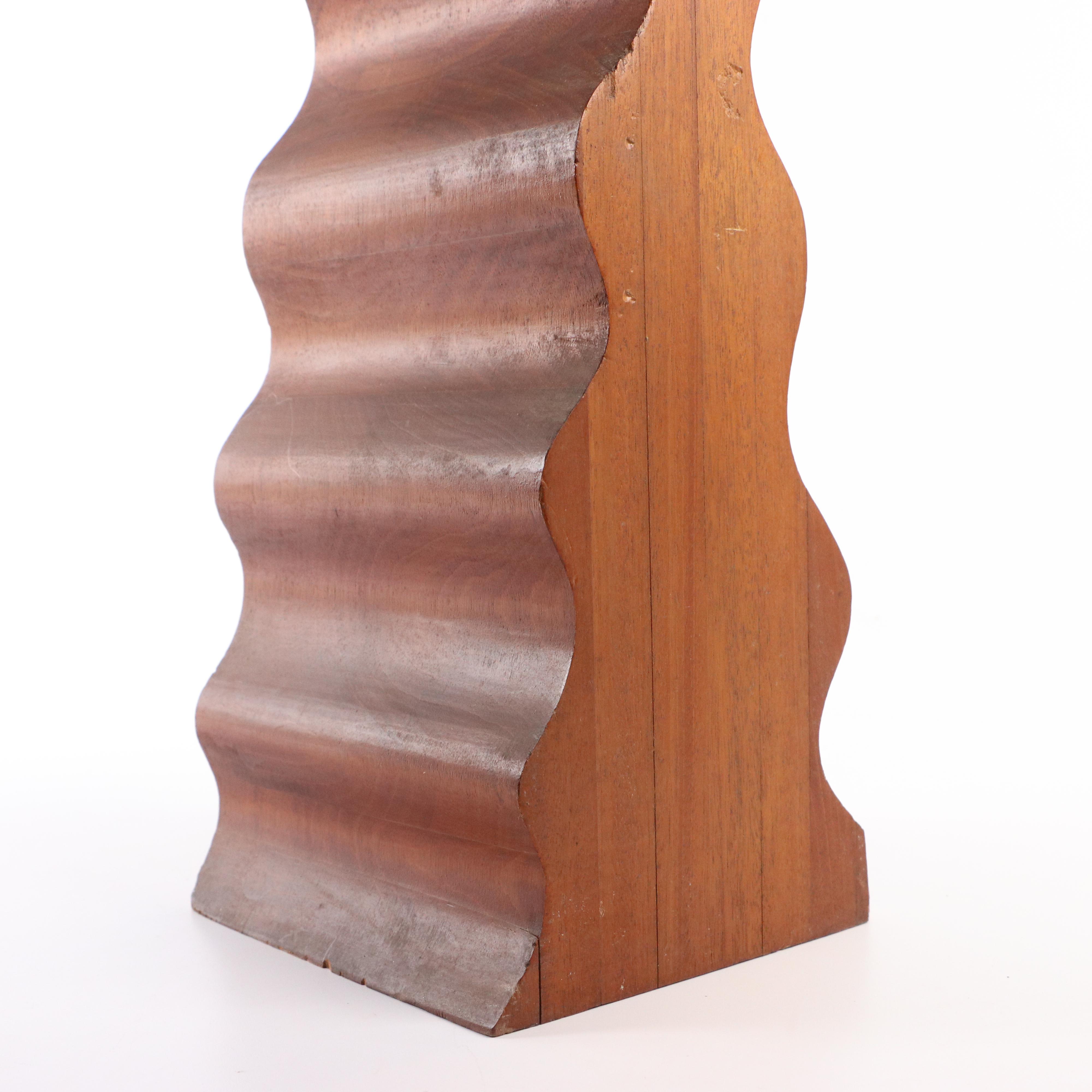 Wave Form Wood Sculpture, 20th Century | EBTH