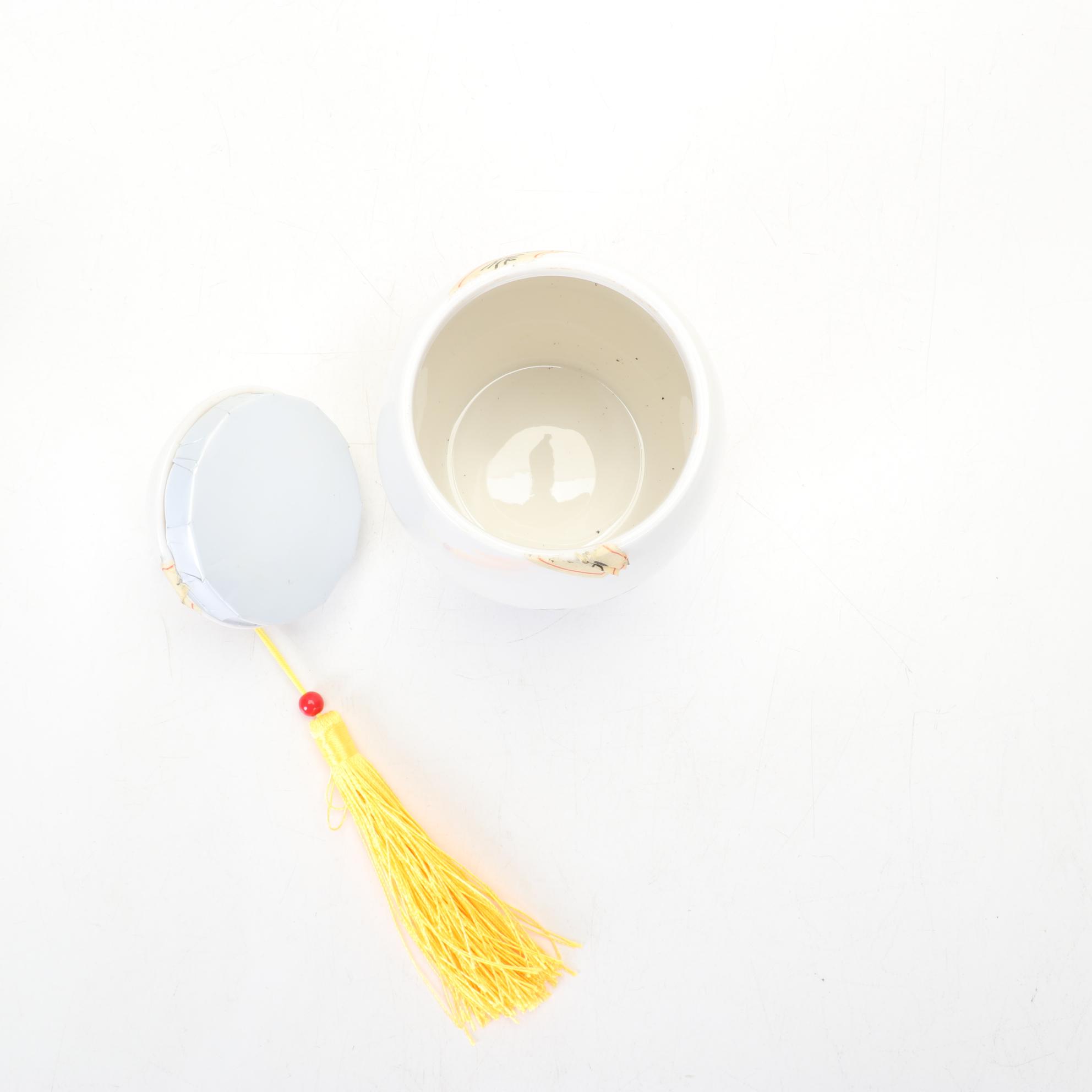 Pair of East Asian Silk Embroidery Wall-Hangings, Hand-Painted Abacus ...