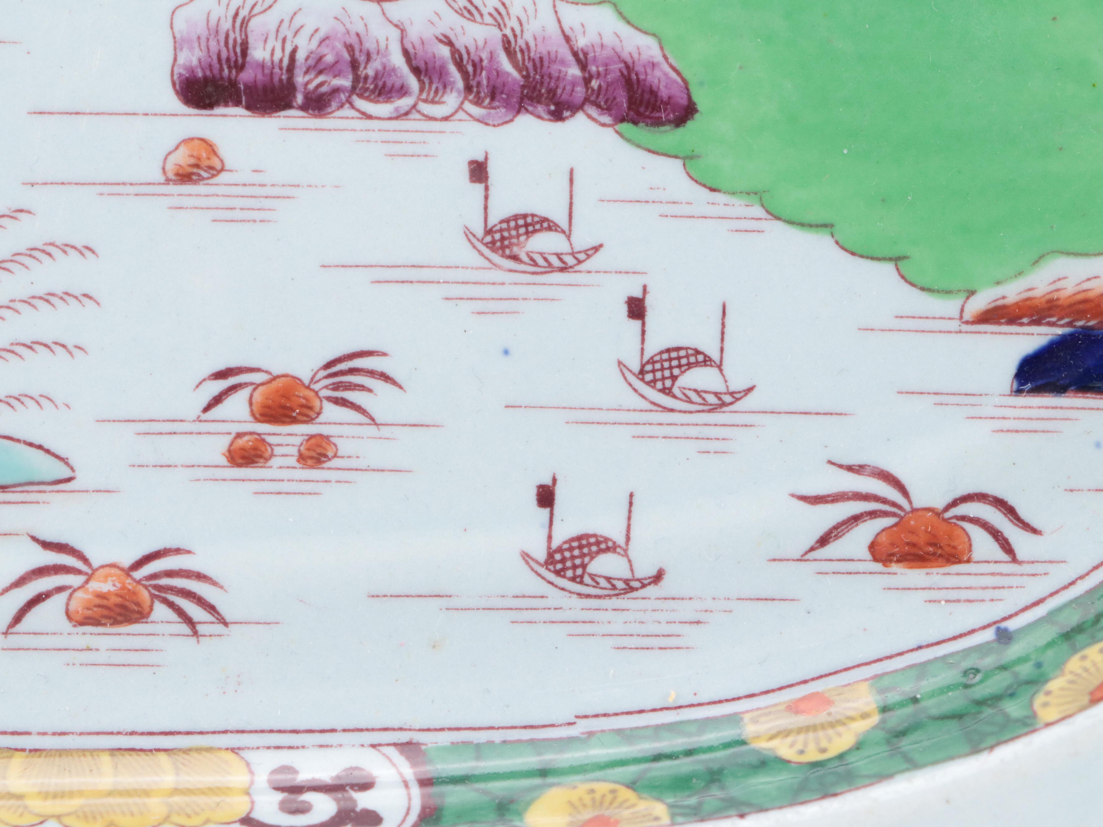 F. Morley & Co Imari Style Ironstone Platter, Late 19th Century | EBTH