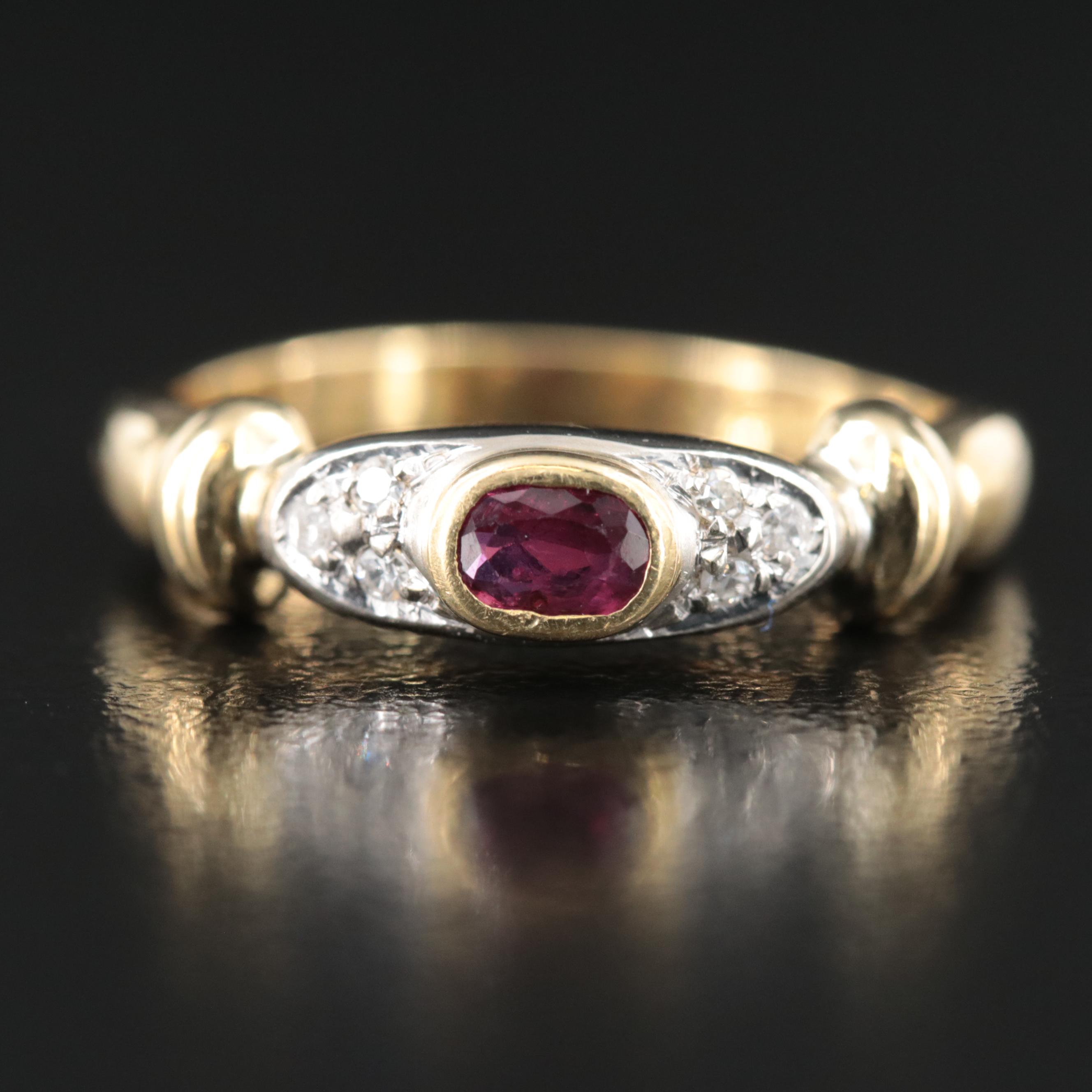 18K Ruby and Diamond Ring | EBTH