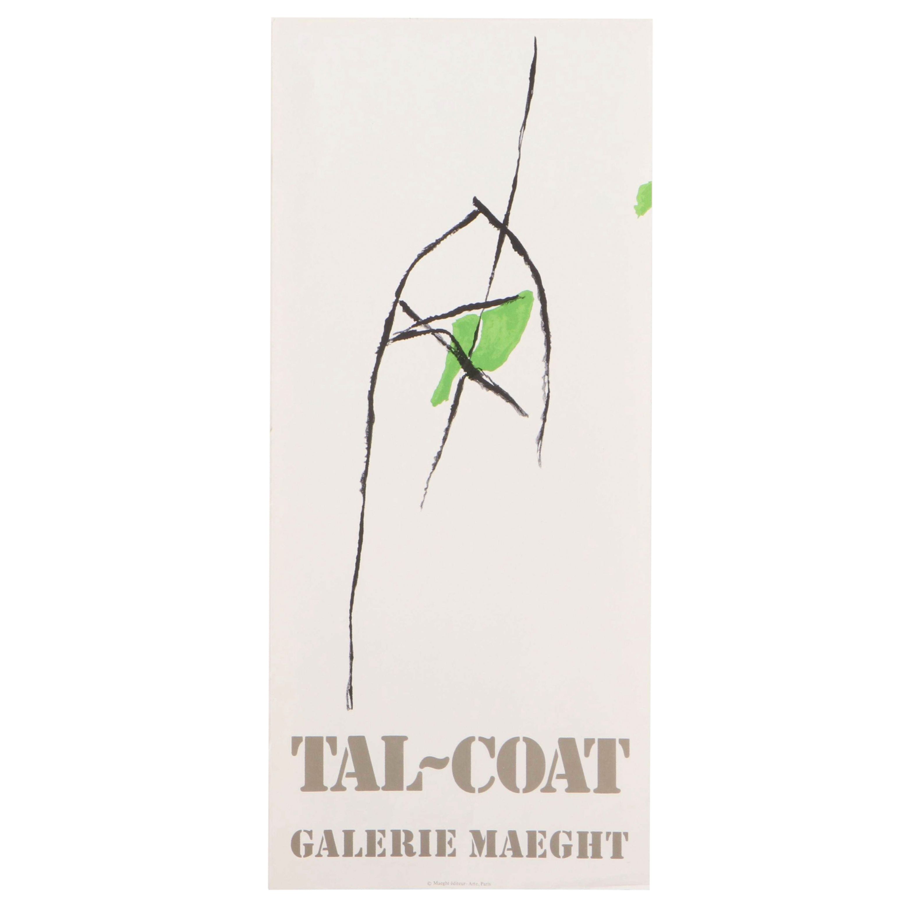 Pierre Tal-Coat Galerie Maeght Lithograph Exhibition Poster, 1972 | EBTH